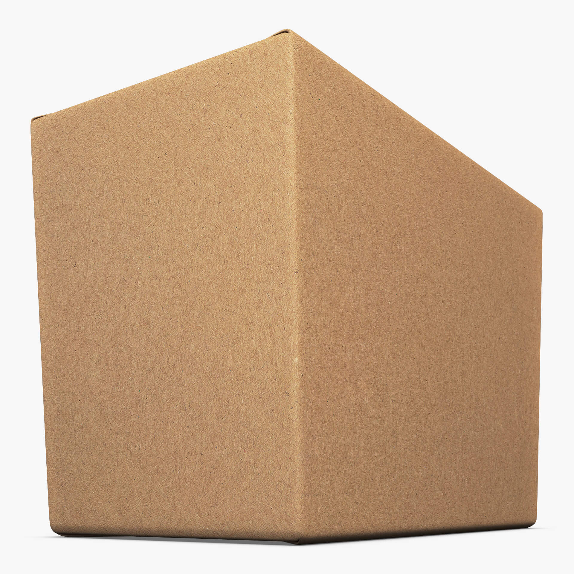 Package Cardboard Trapezoid Box M 1 - 3D Model by Zurel