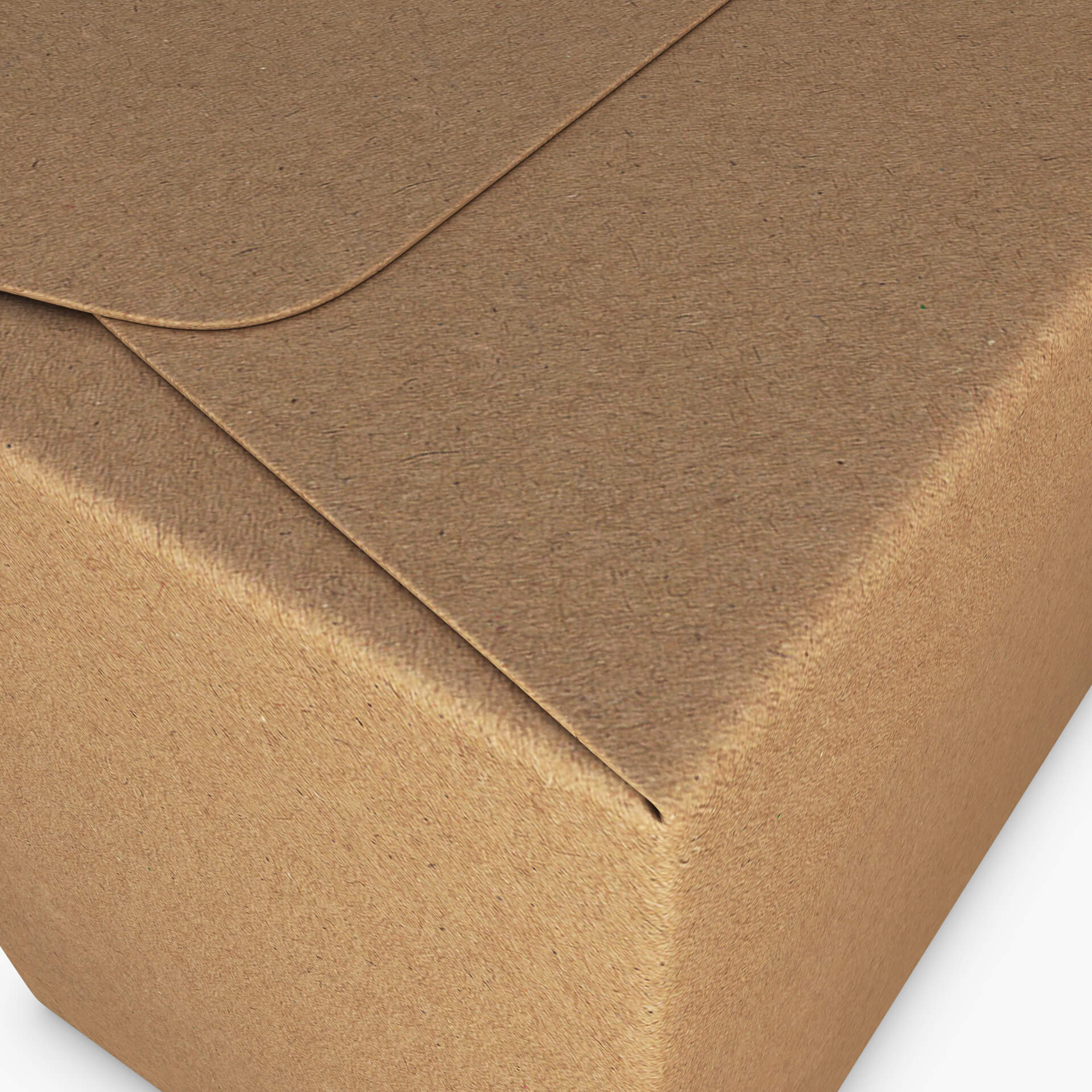 Package Cardboard Trapezoid Box M 1 - 3D Model by Zurel