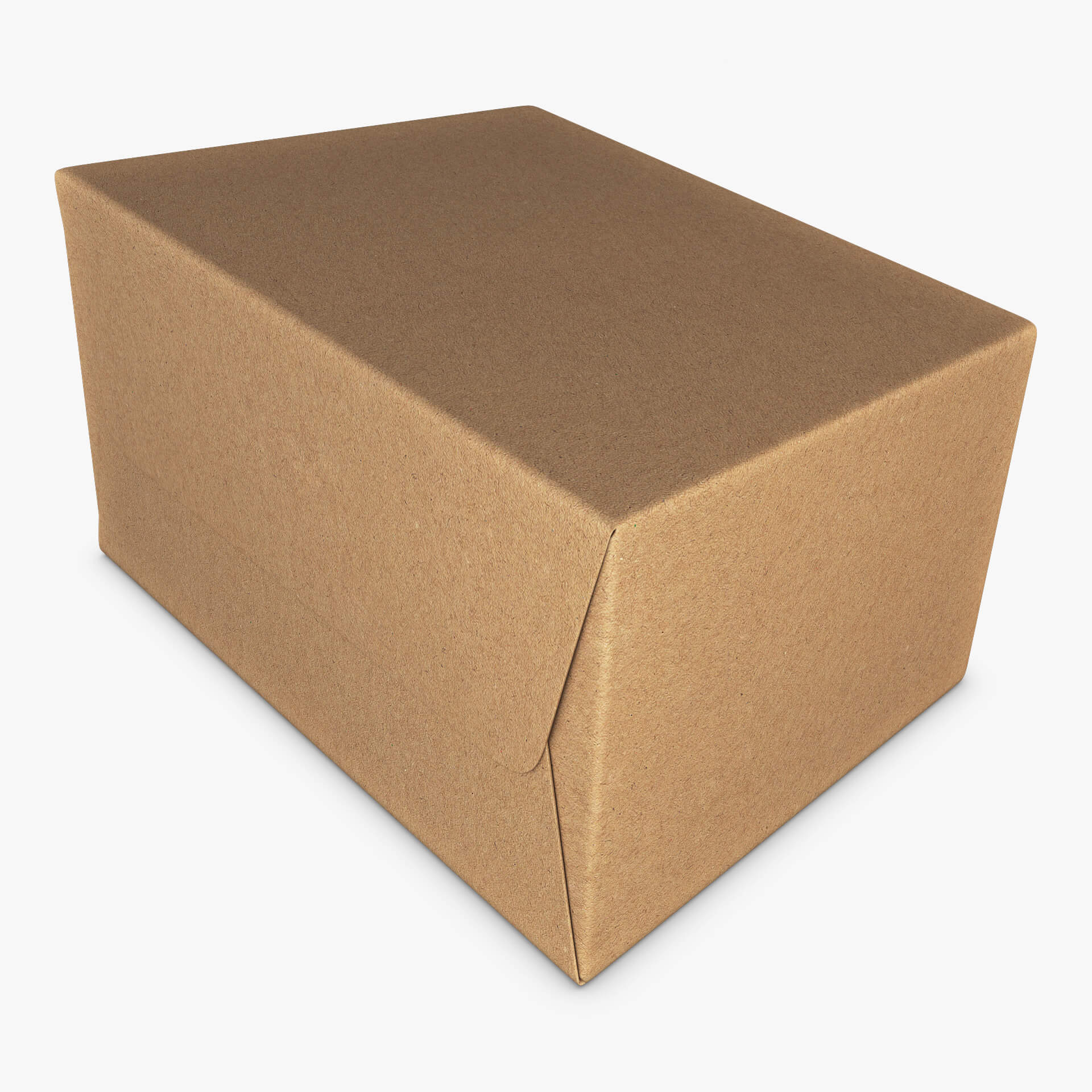 Package Cardboard Trapezoid Box With Window M 1 - 3D Model by Zurel
