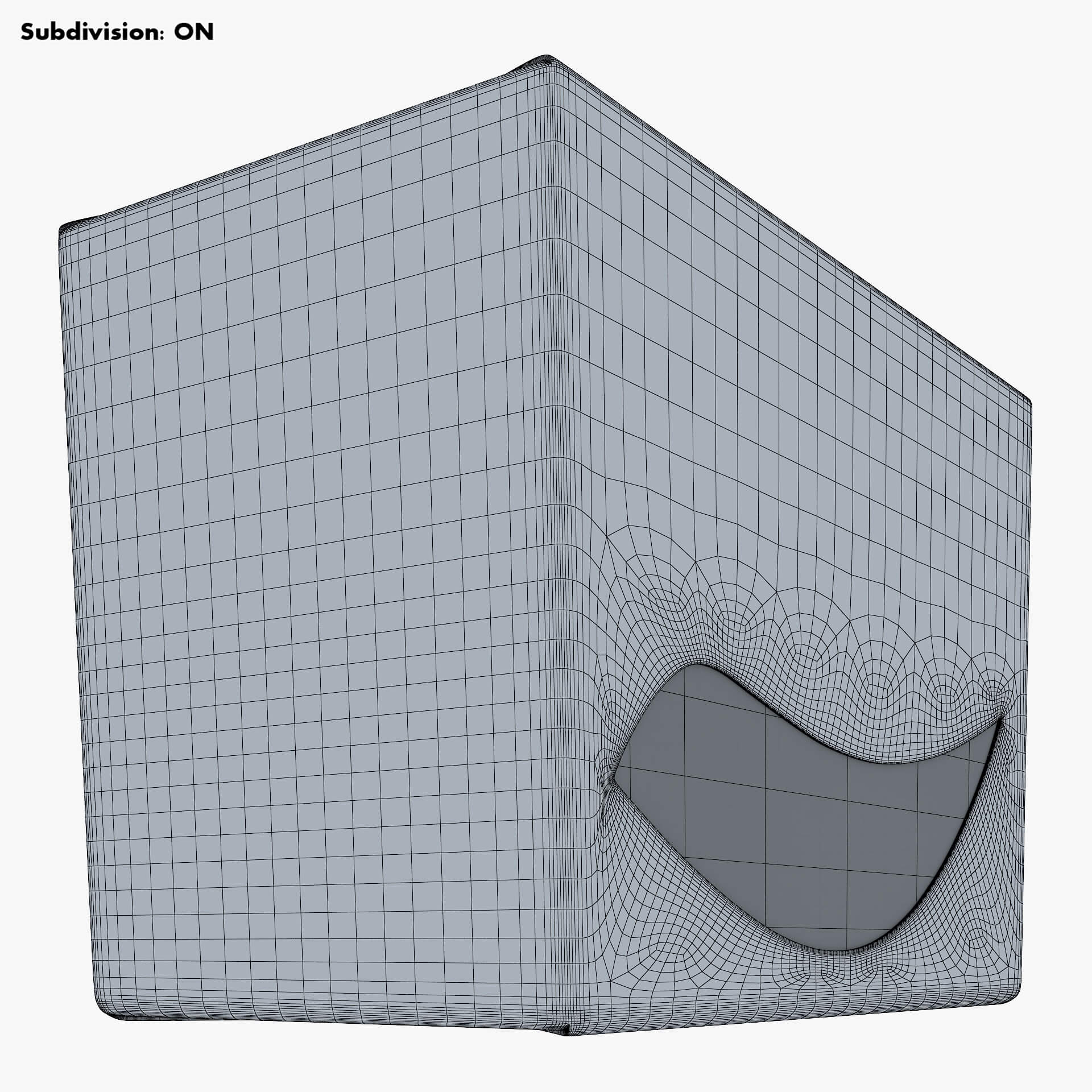 Package Cardboard Trapezoid Box With Window M 1 - 3D Model by Zurel
