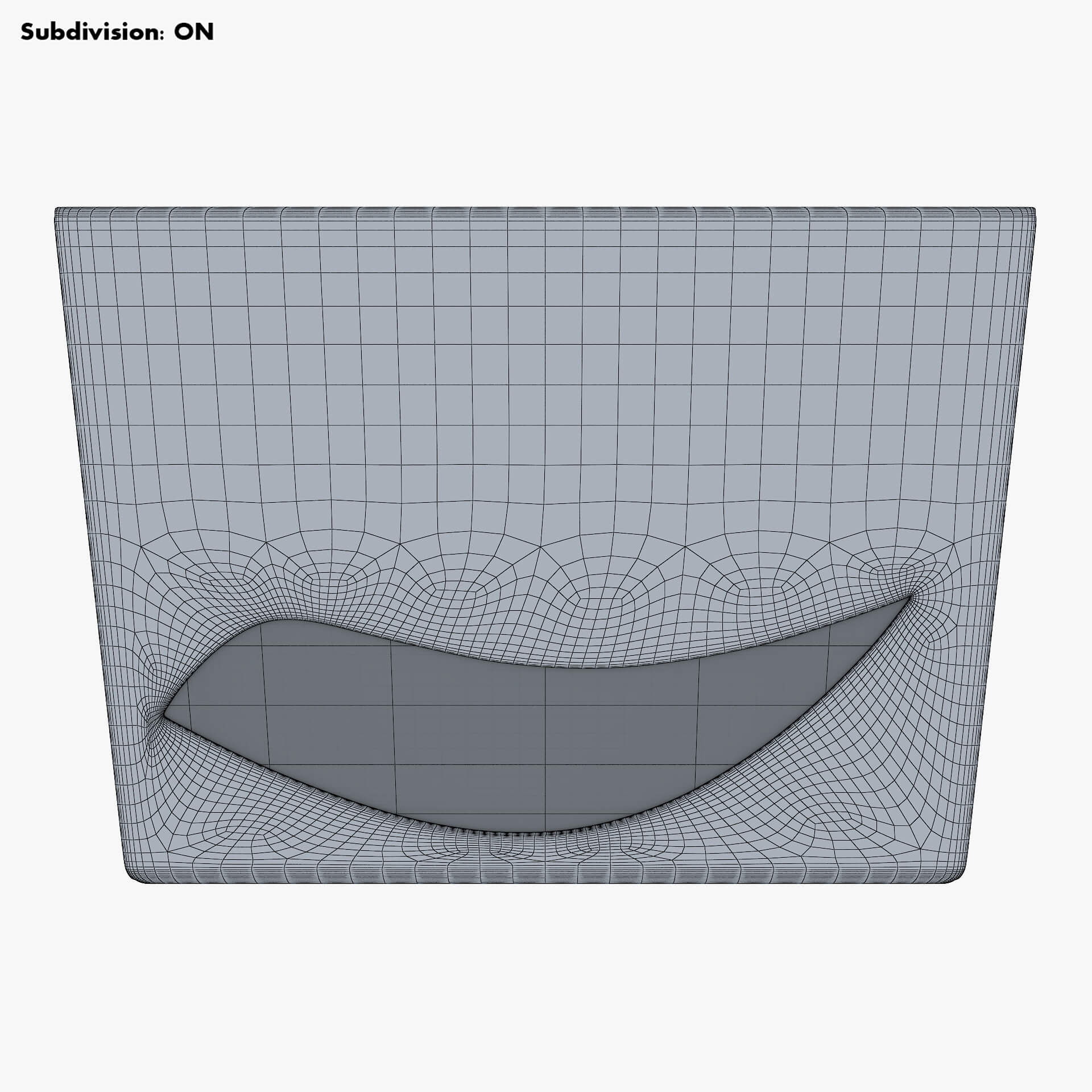 Package Cardboard Trapezoid Box With Window M 1 - 3D Model by Zurel