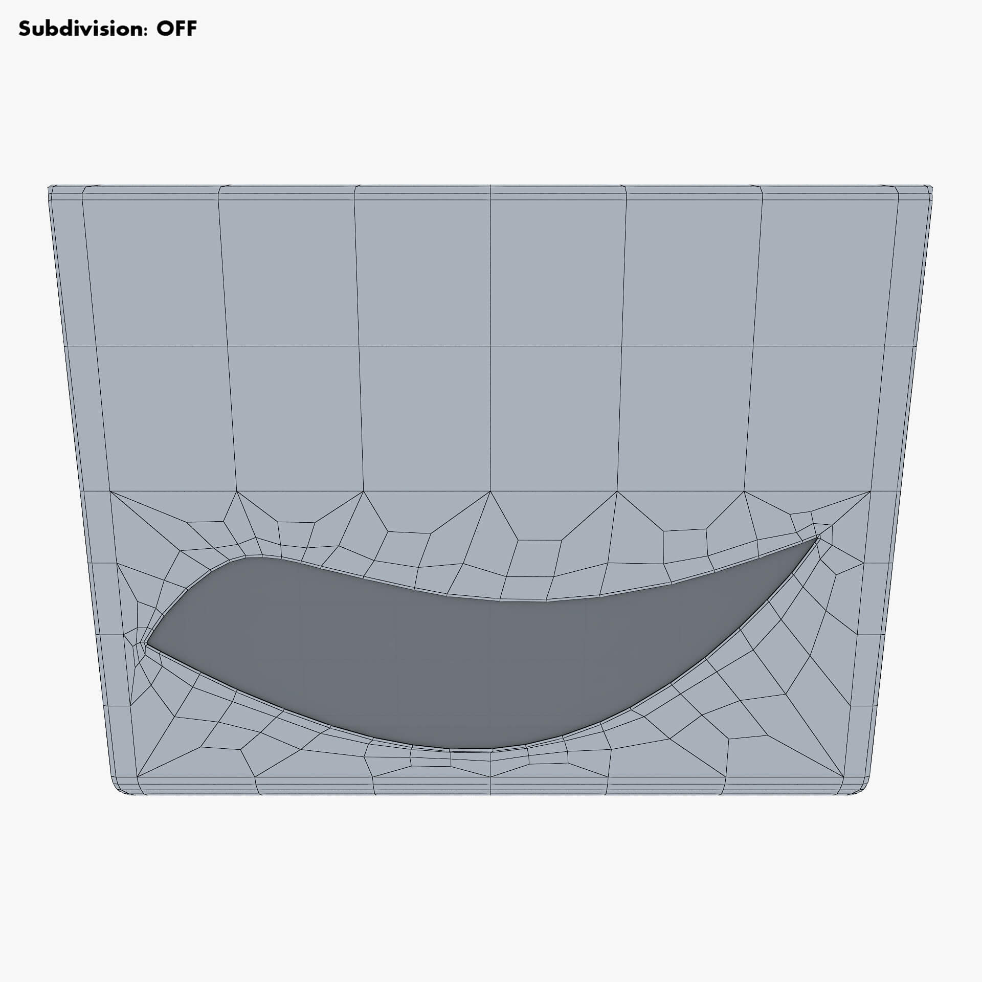 Package Cardboard Trapezoid Box With Window M 1 - 3D Model by Zurel