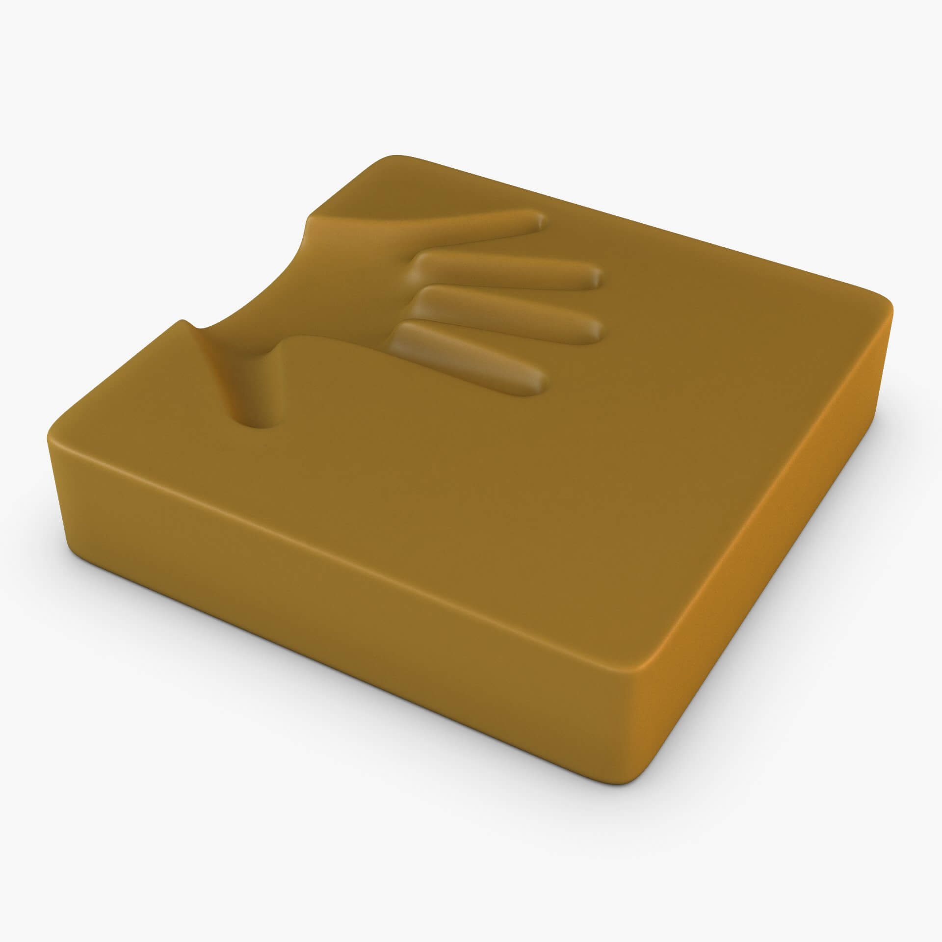 Palm Hand Print - 3D Model by Zurel