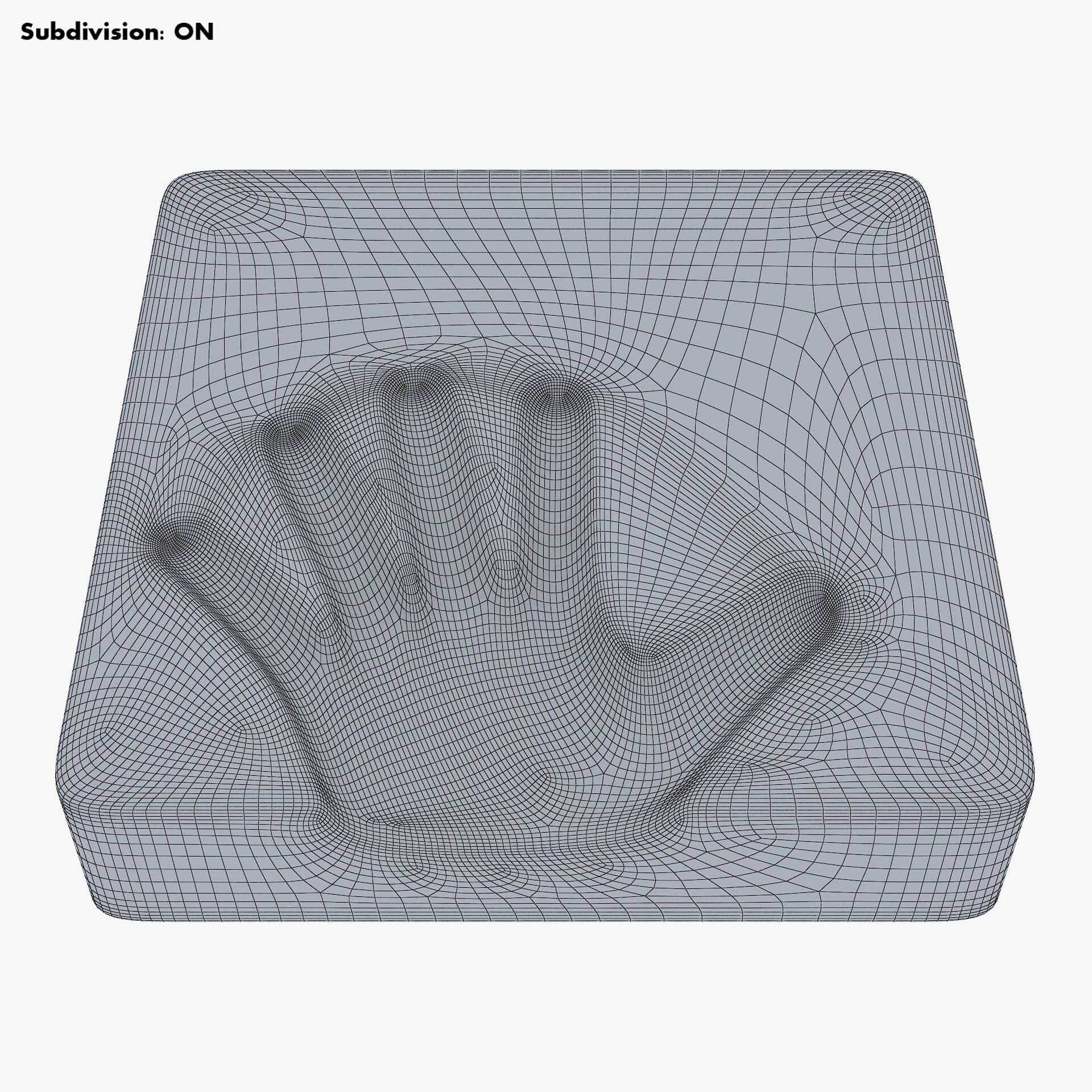 Palm Hand Print - 3D Model by Zurel
