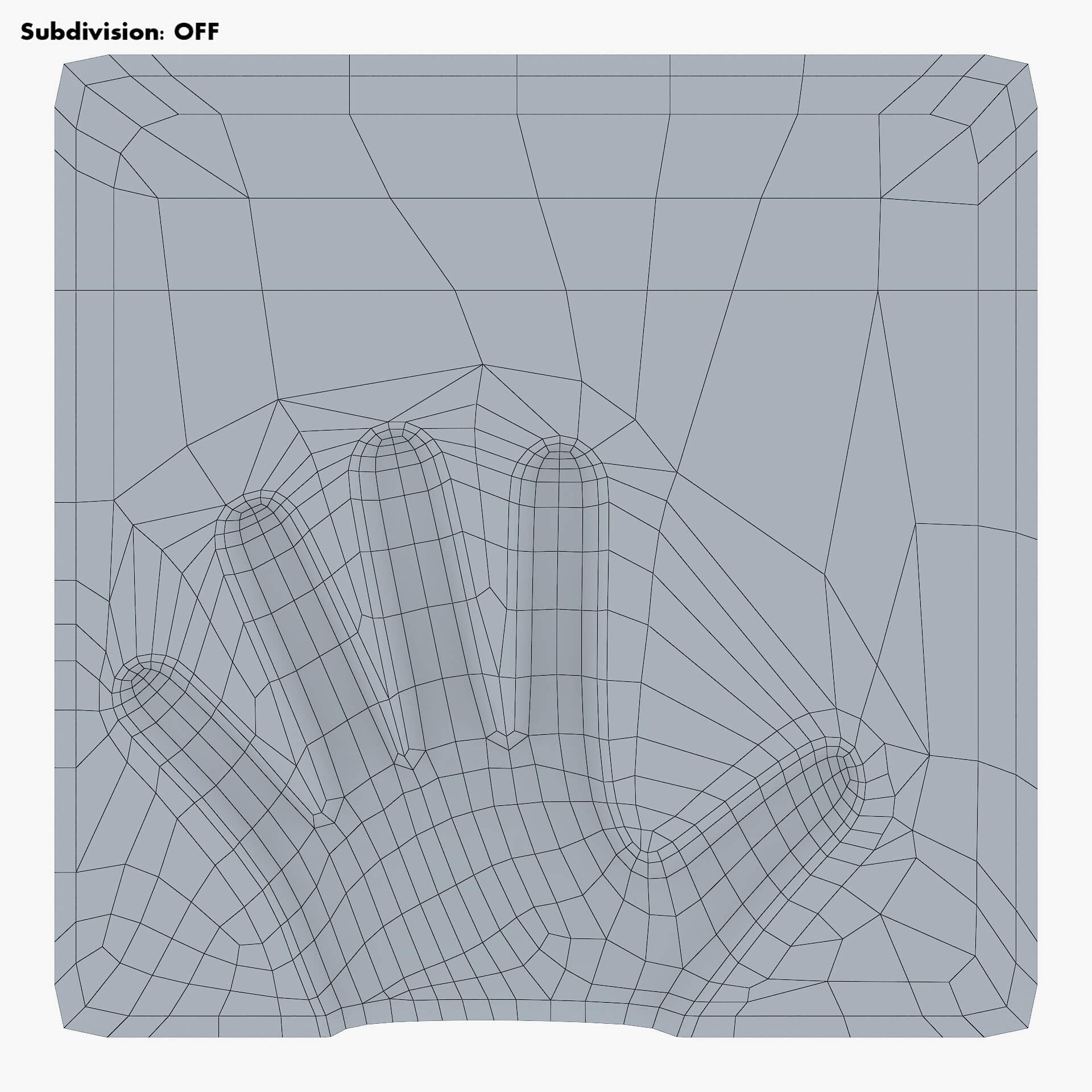 Palm Hand Print - 3D Model by Zurel