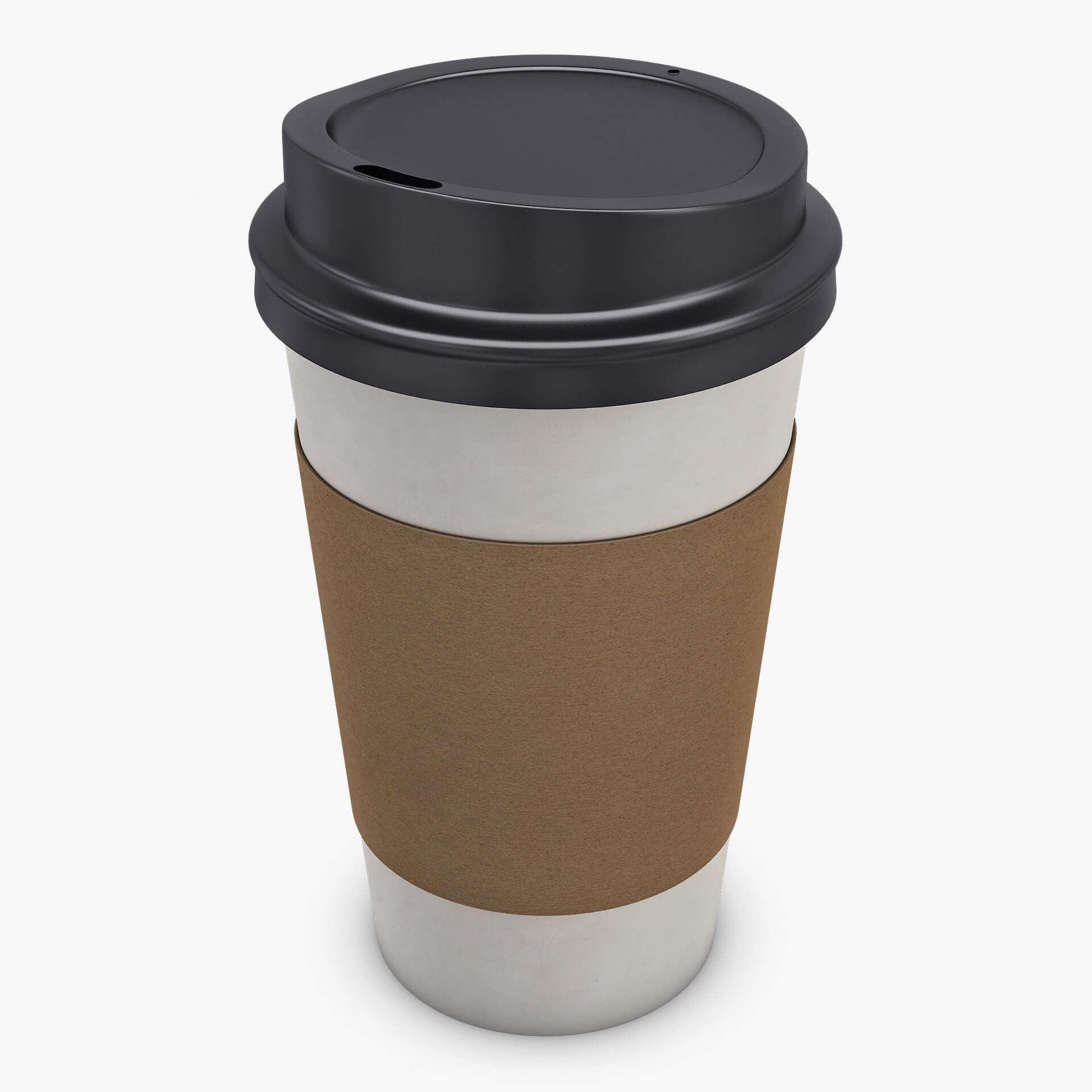 Paper Coffee Cup 16oz 480ml v 1 - 3D Model by Zurel