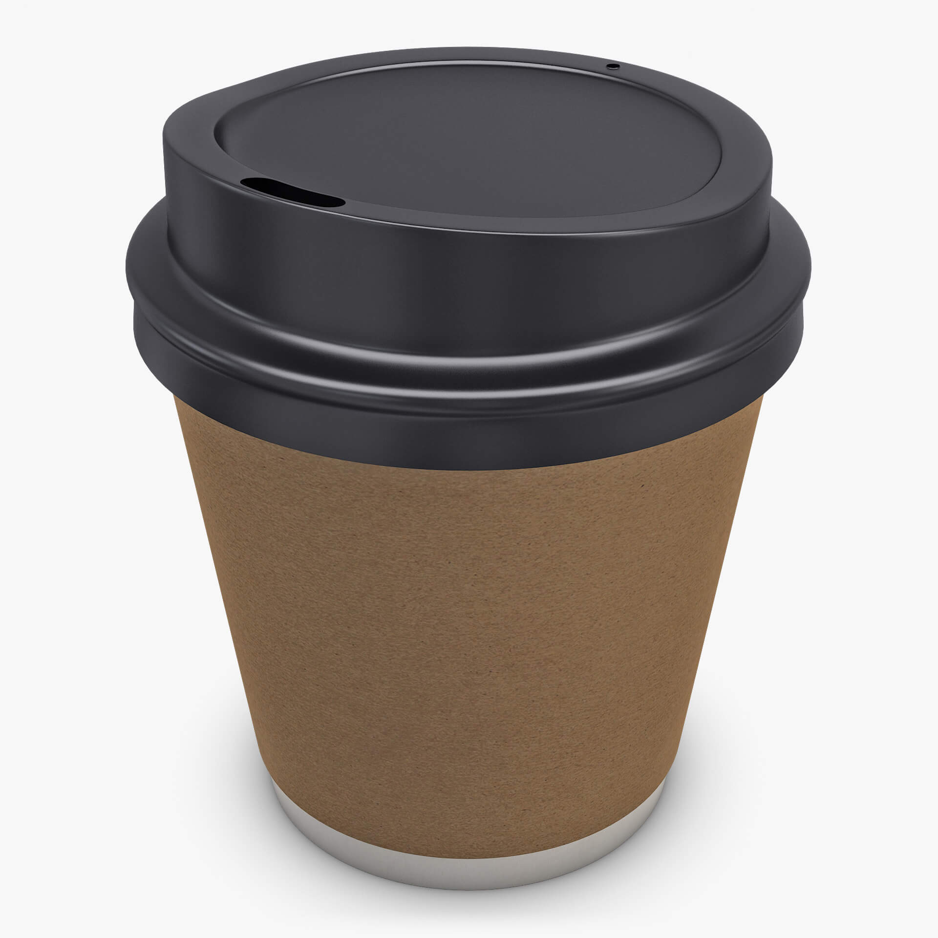 Paper Coffee Cup 8ozU 240ml V 1 - 3D Model by Zurel