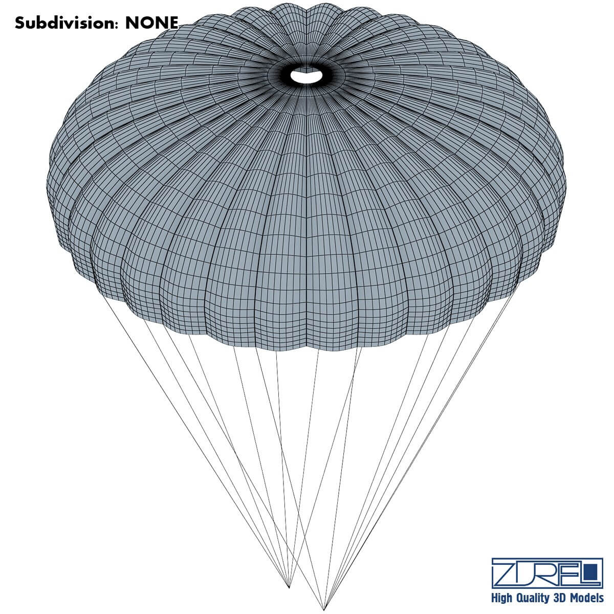 Parachute - 3D Model by Zurel