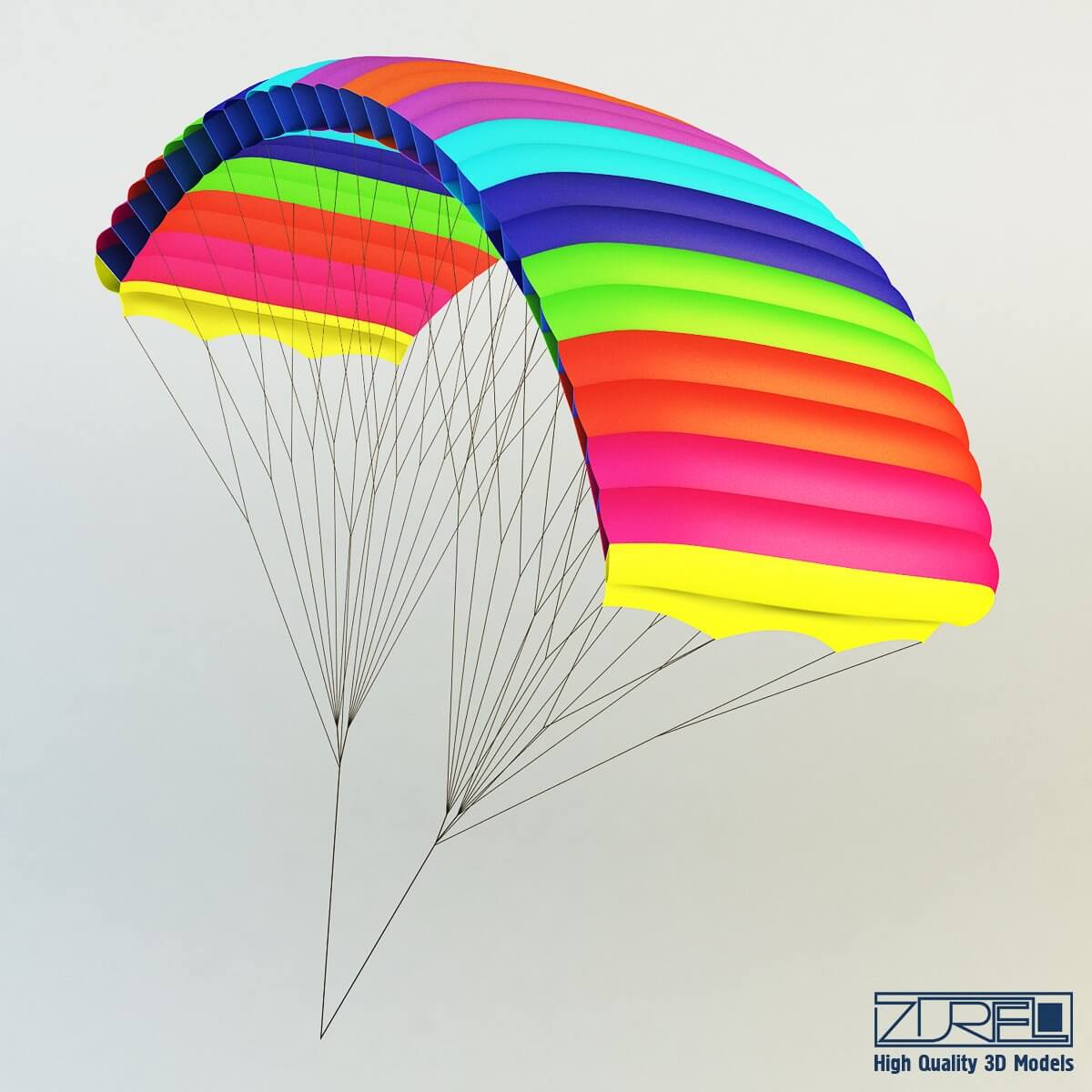 Paraglider V 1 - 3D Model by Zurel