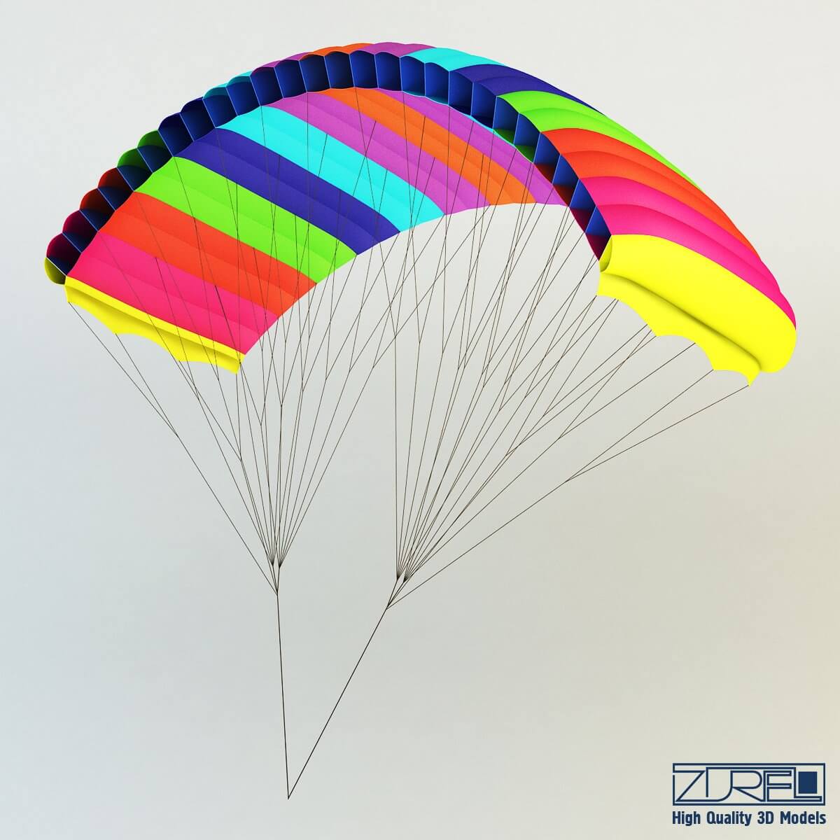 Paraglider V 1 - 3D Model by Zurel