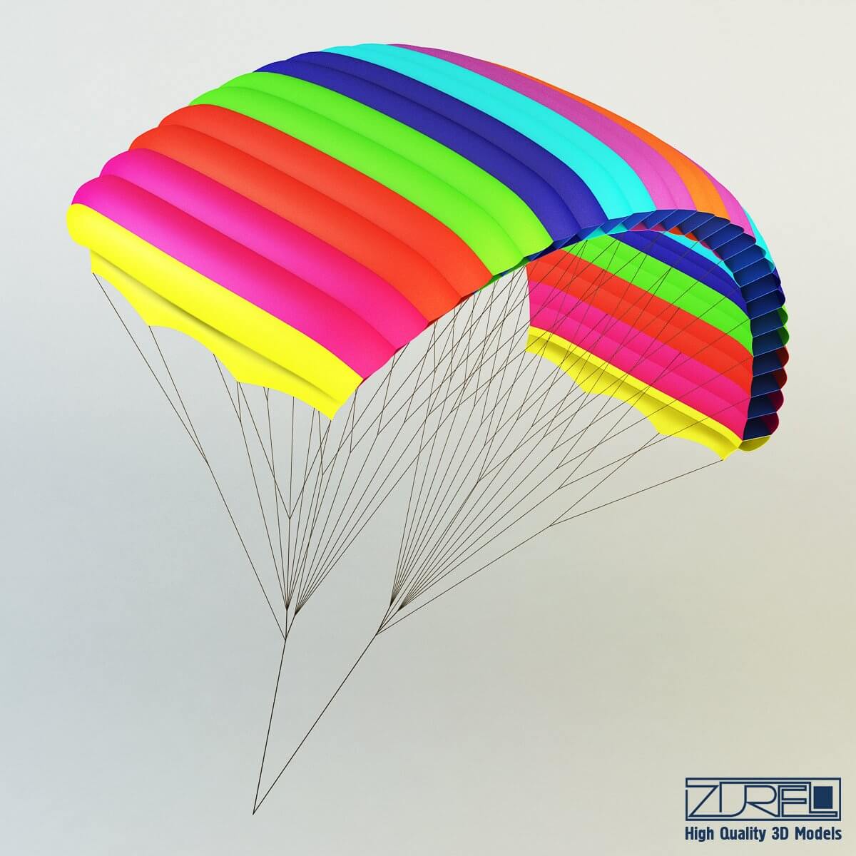 Paraglider V 1 - 3D Model by Zurel
