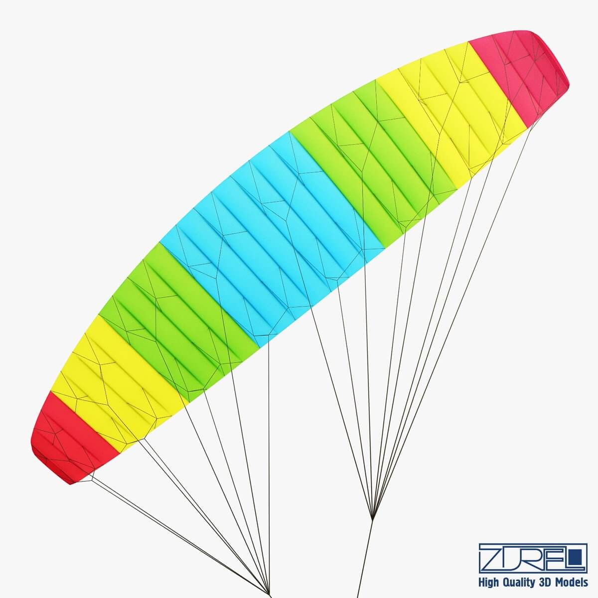 Paraglider V 2 - 3D Model by Zurel
