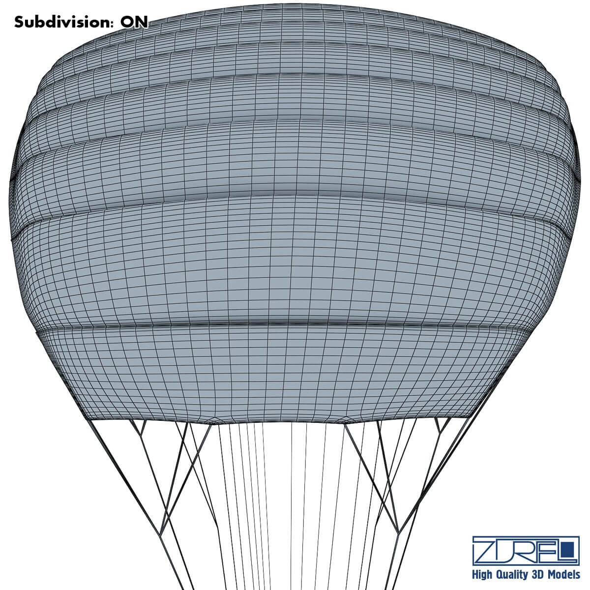 Paraglider V 2 - 3D Model by Zurel