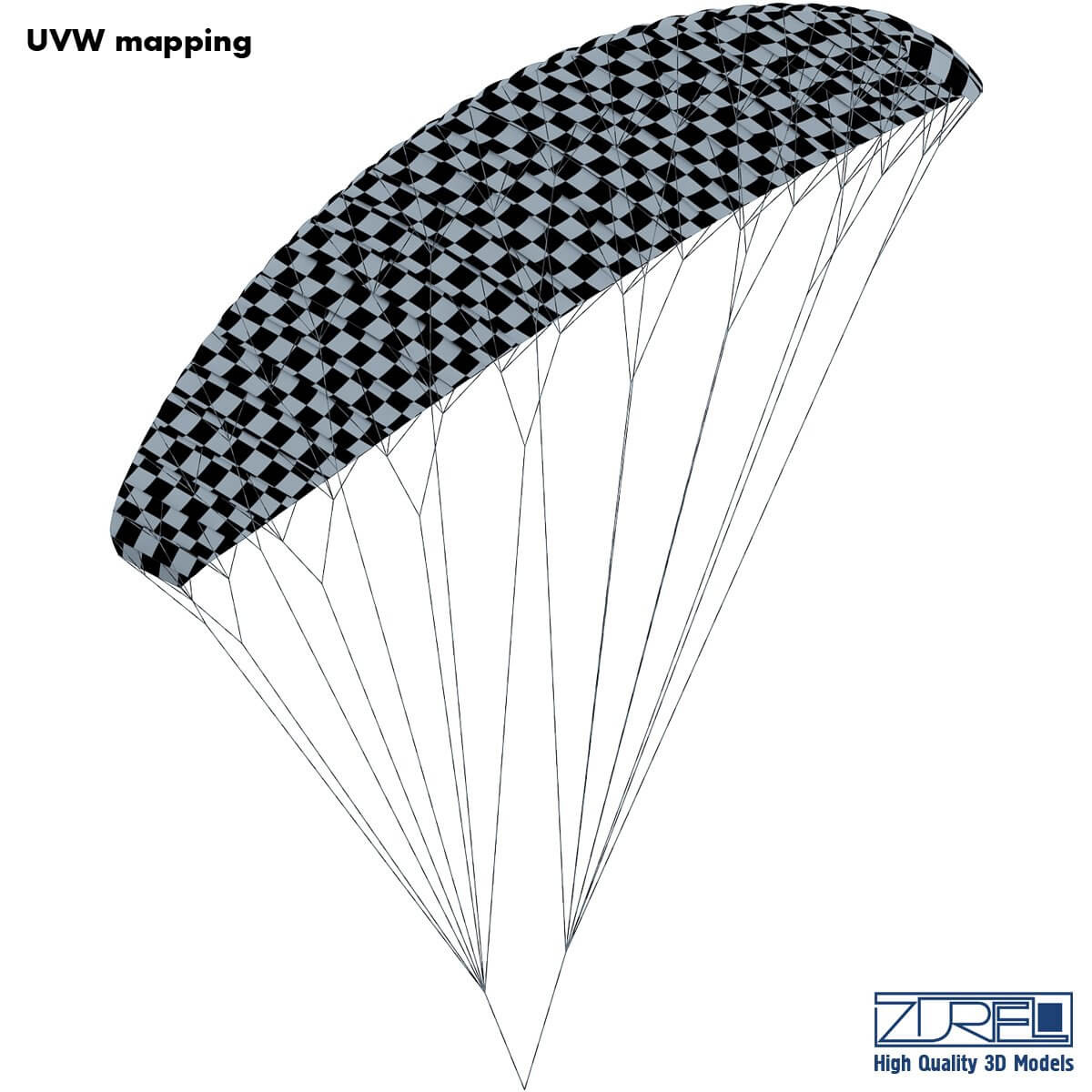 Paraglider V 2 - 3D Model by Zurel