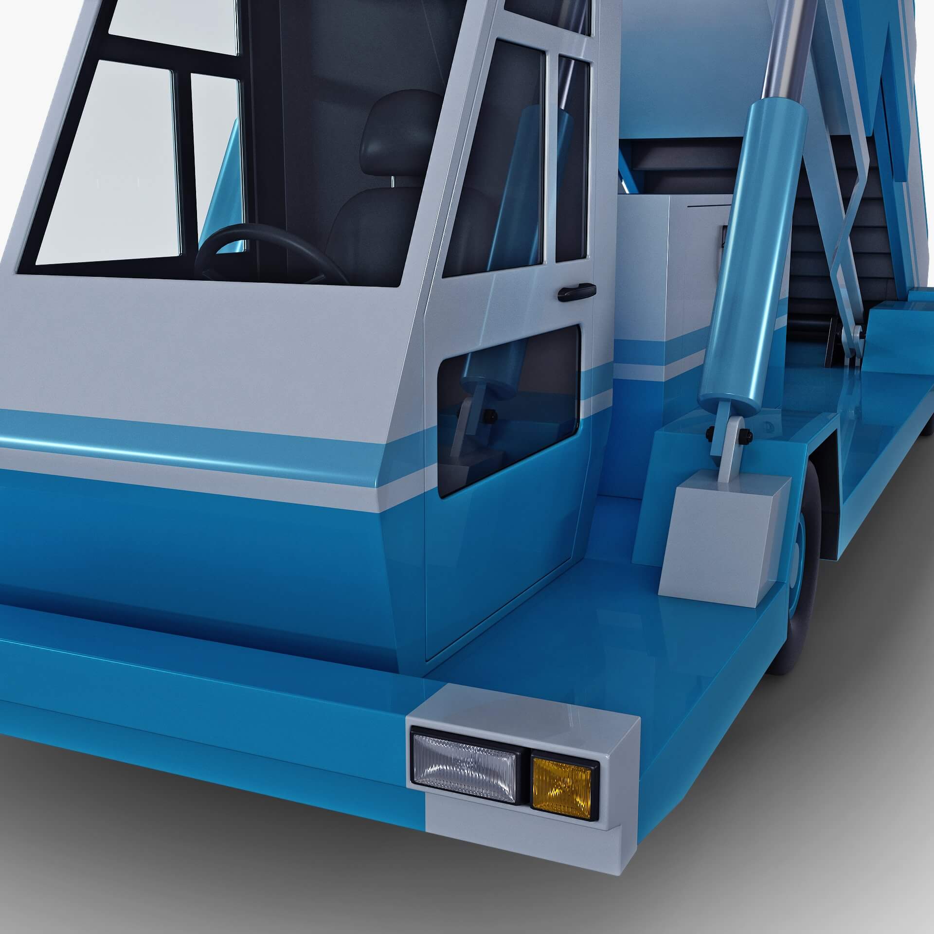 Passenger Boarding Stairs Car V 1 - 3D Model by Zurel