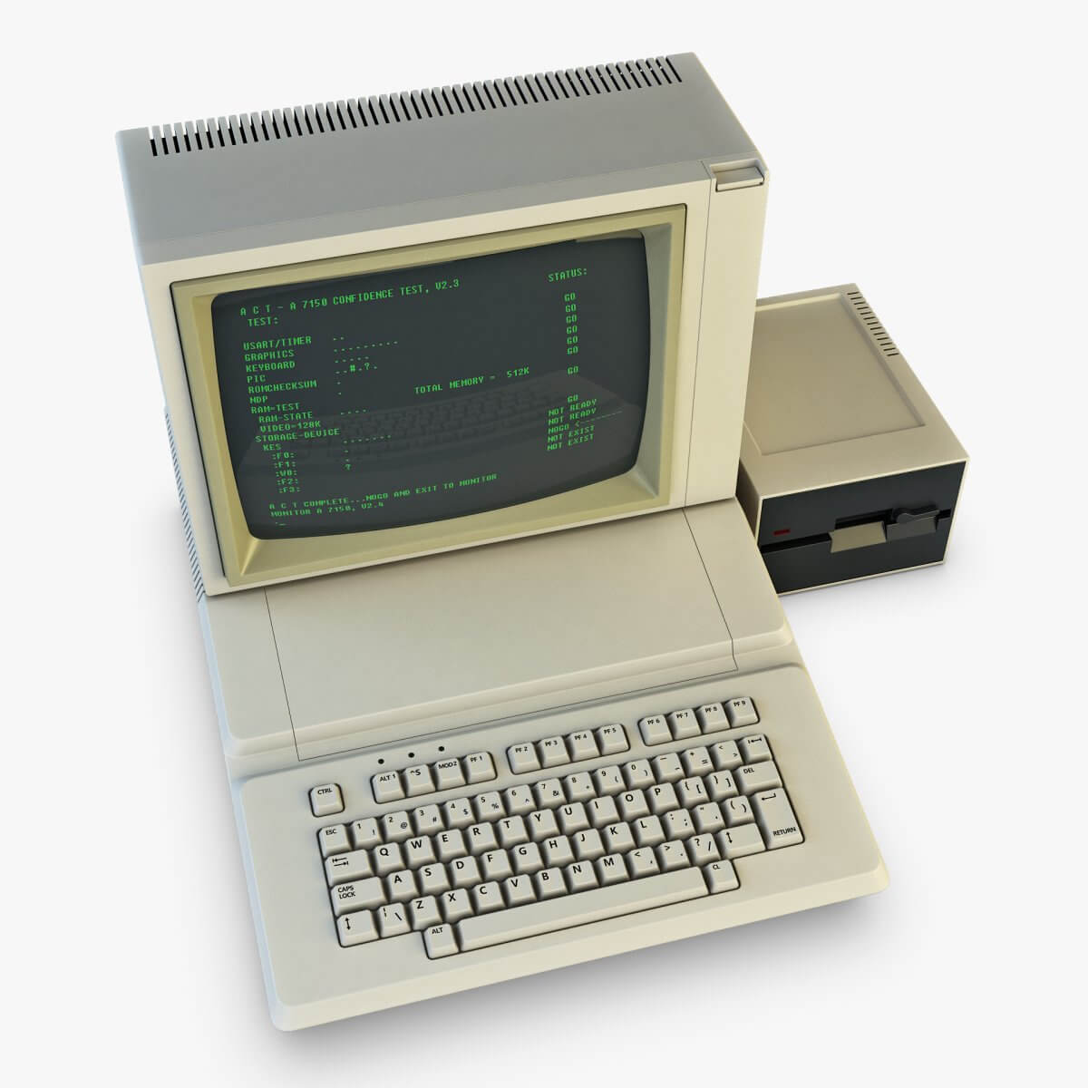 Personal Computer V 3 - 3D Model by Zurel