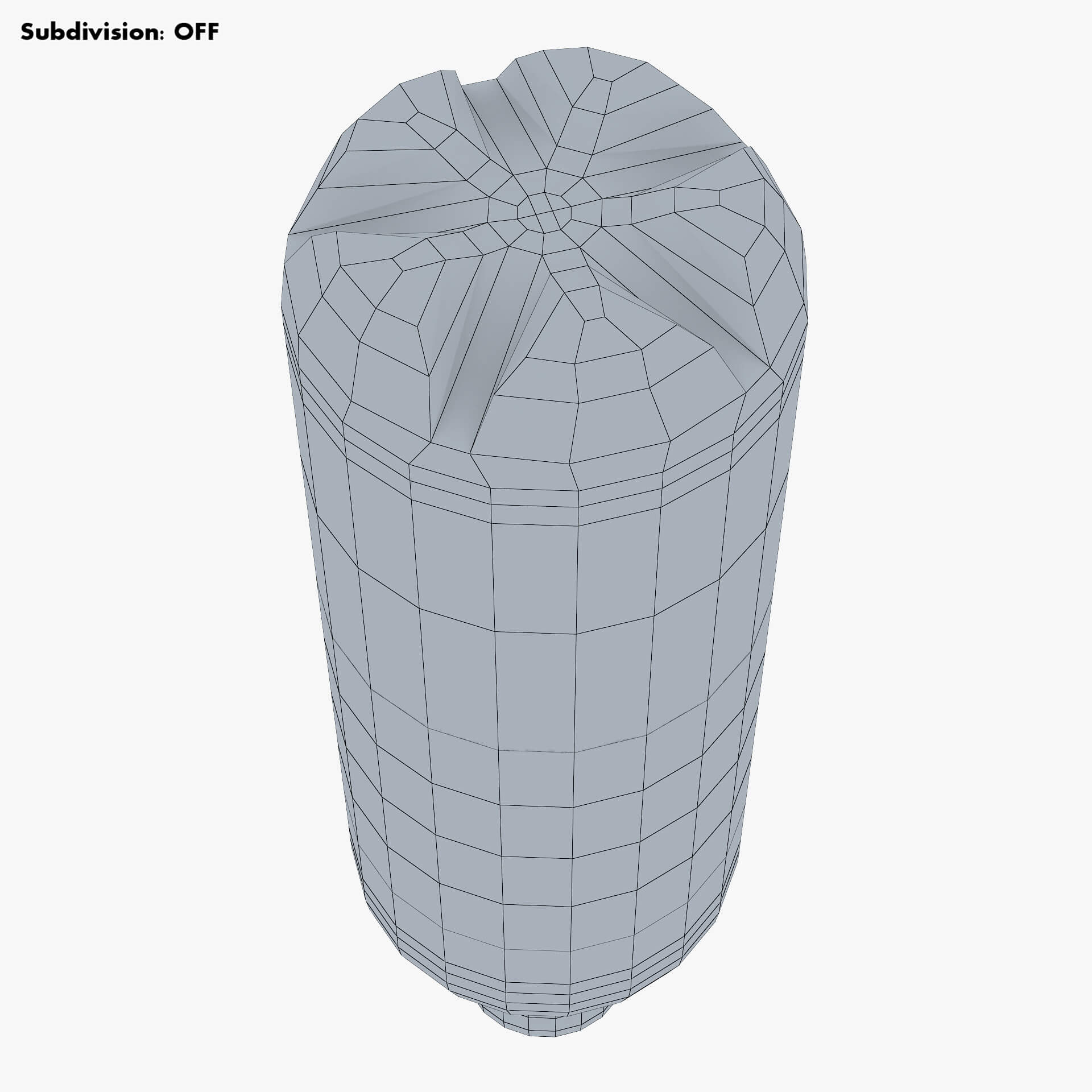Pic Water Bottle 450ml Simple M 1 - 3D Model by Zurel