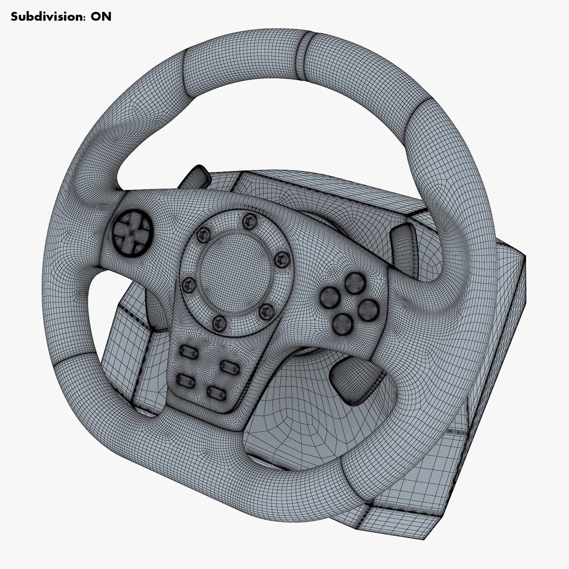Racing Steering Wheel Game Control M 1 - 3D Model by Zurel