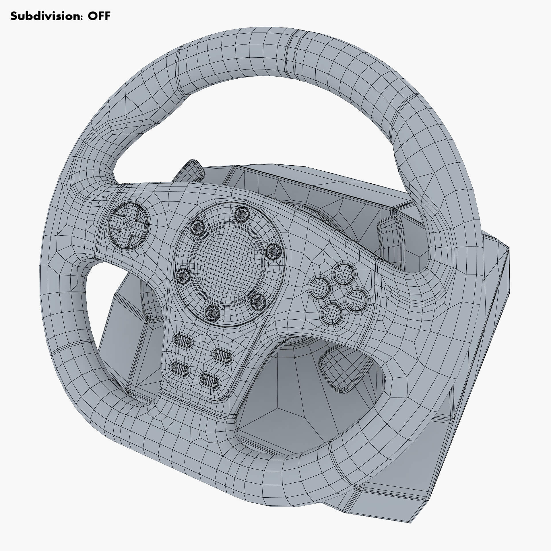 Racing Steering Wheel Game Control M 1 - 3D Model by Zurel