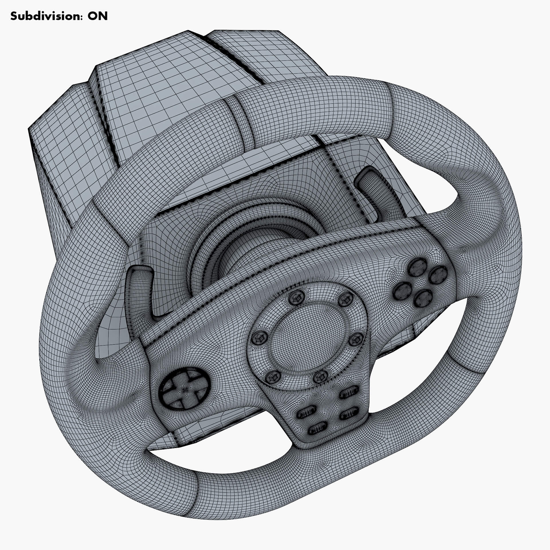 Racing Steering Wheel Game Control M 1 - 3D Model by Zurel