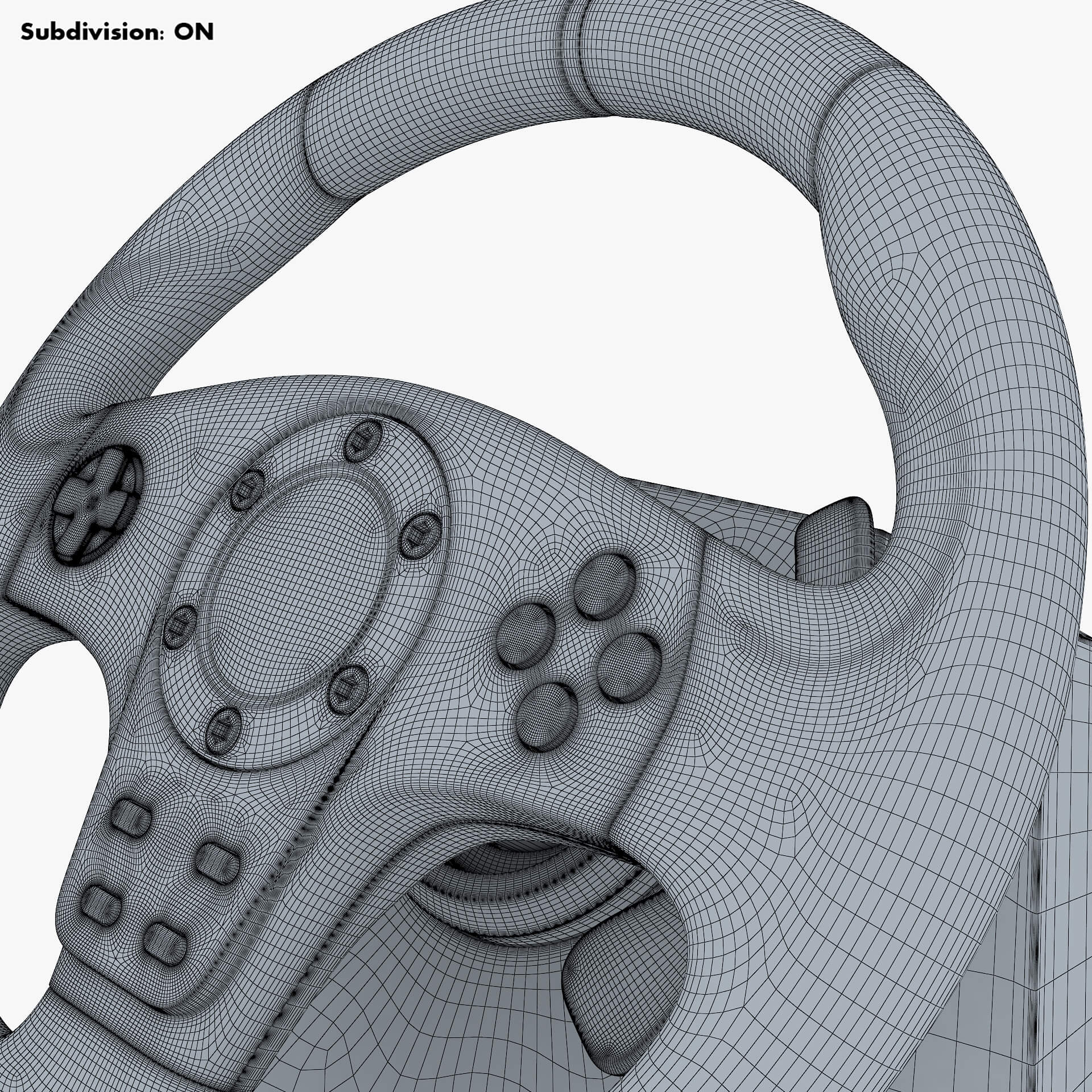 Racing Steering Wheel Game Control M 1 - 3D Model by Zurel