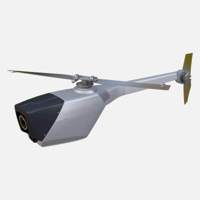 RC Helicopter Recon Drone M1 - 3D Model by Zurel