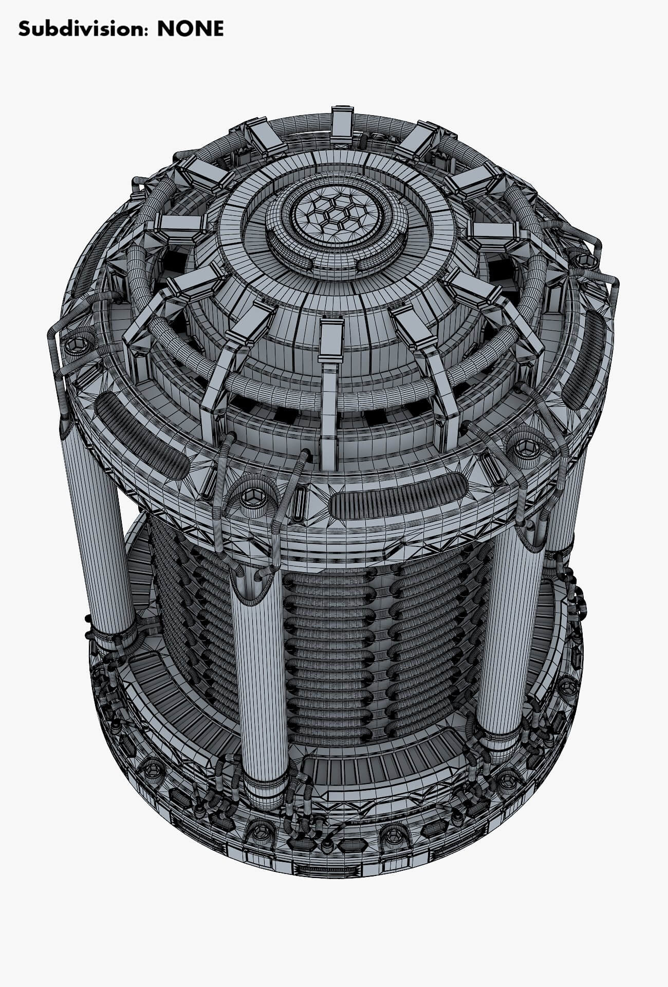 Reactor Gen Sci Fi V 1 - 3D Model by Zurel