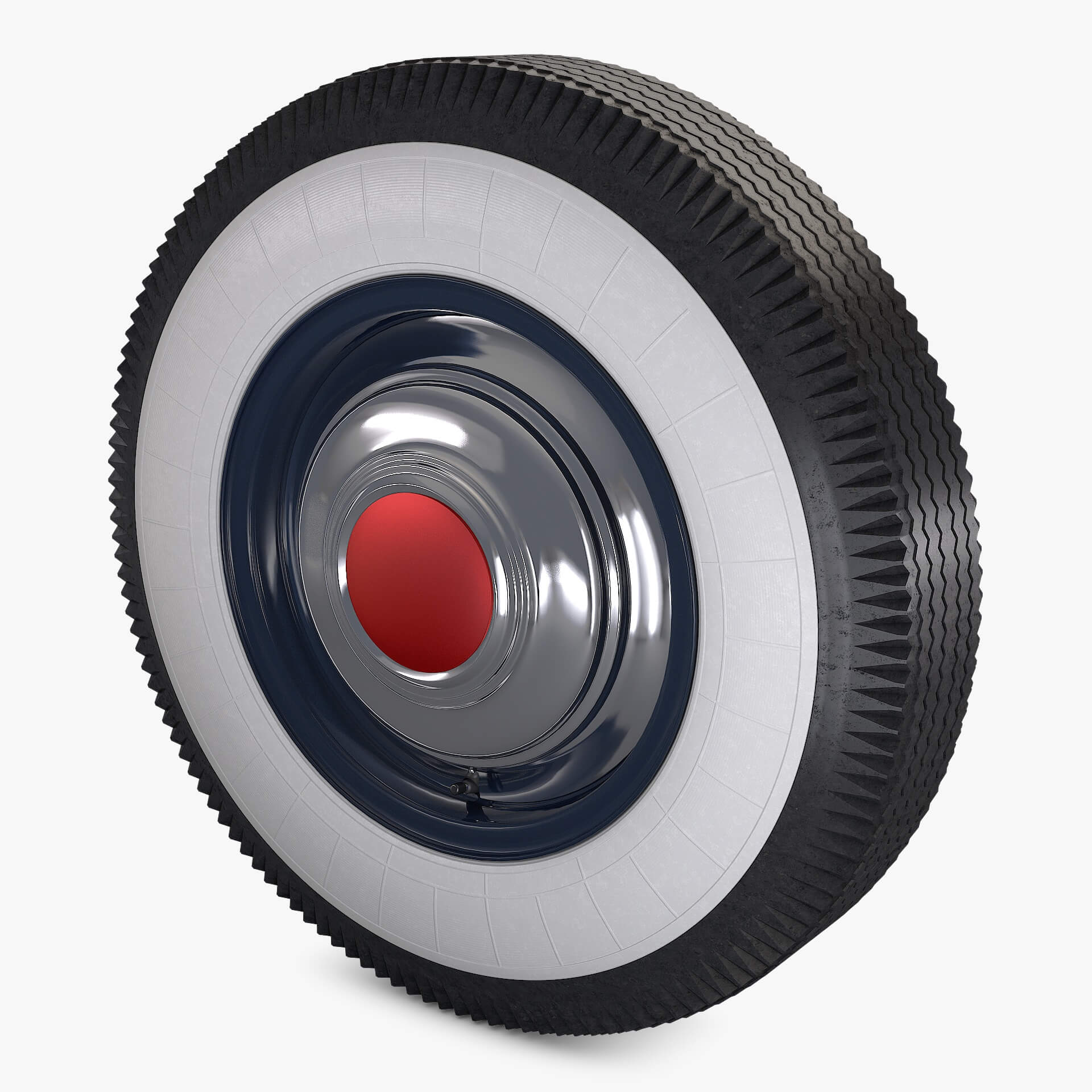 Retro Car Wheel M 3 - 3D Model by Zurel