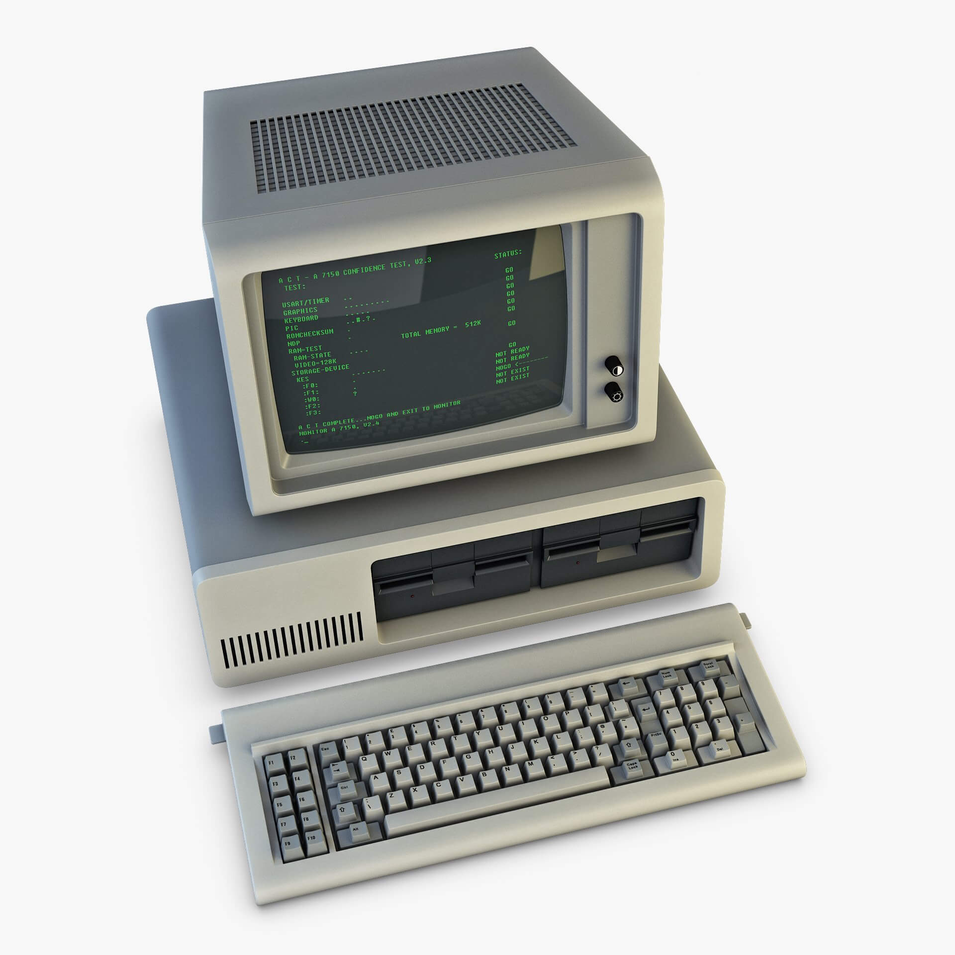 Retro Computer Collection Volume 1 - 3D Model by Zurel