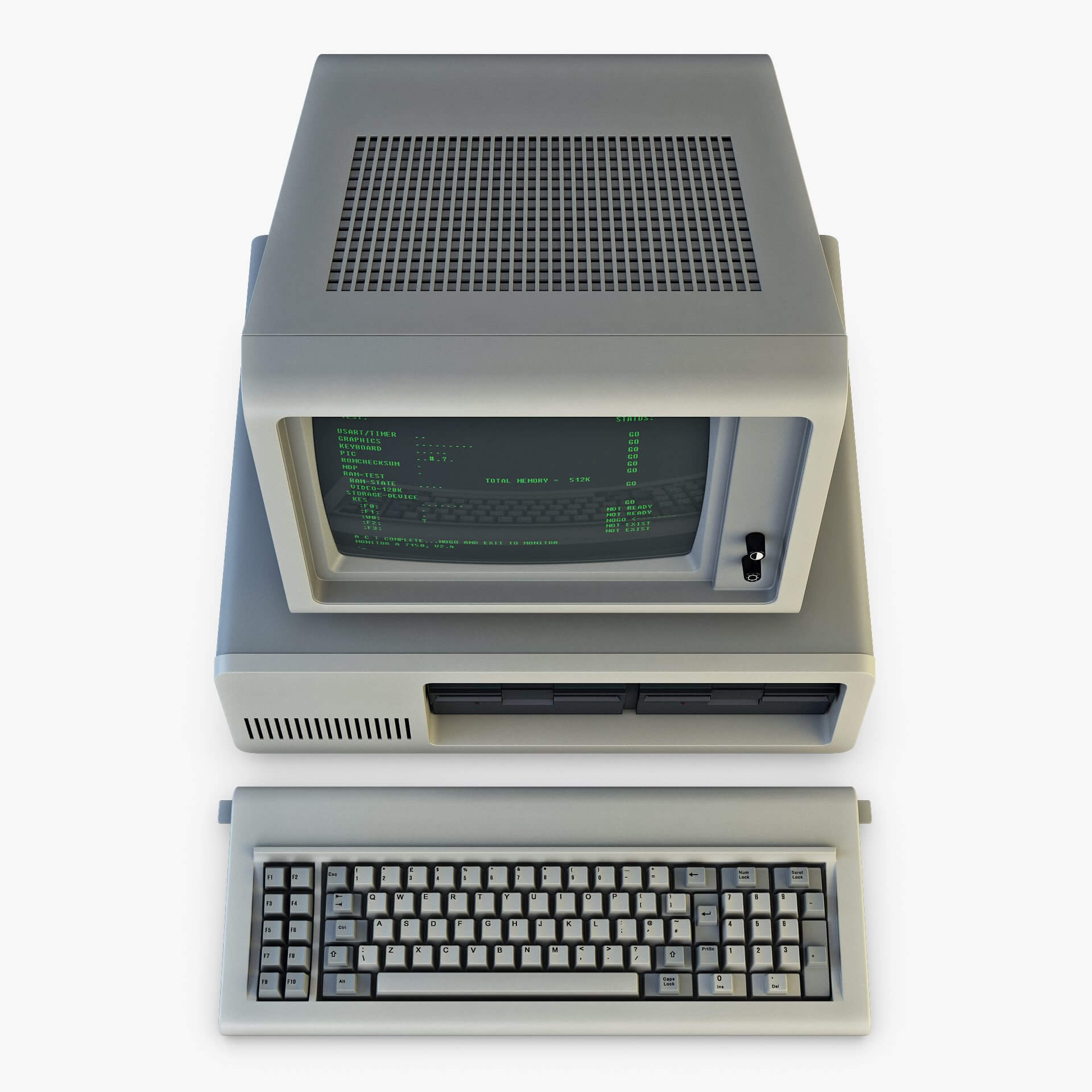 Retro Computer Collection Volume 1 - 3D Model by Zurel