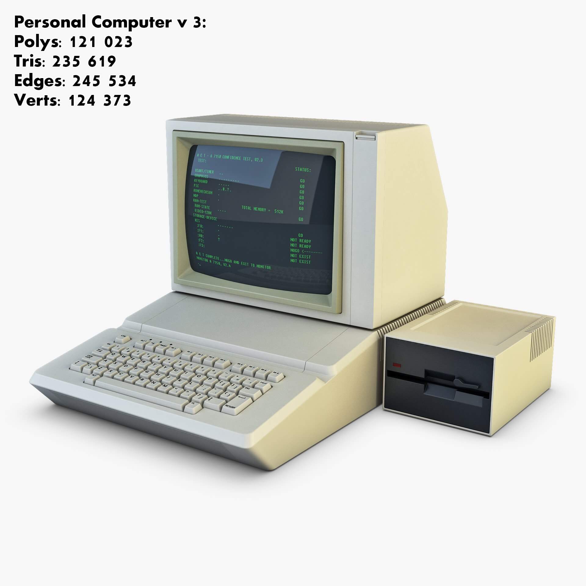 Retro Computer Collection Volume 1 - 3D Model by Zurel