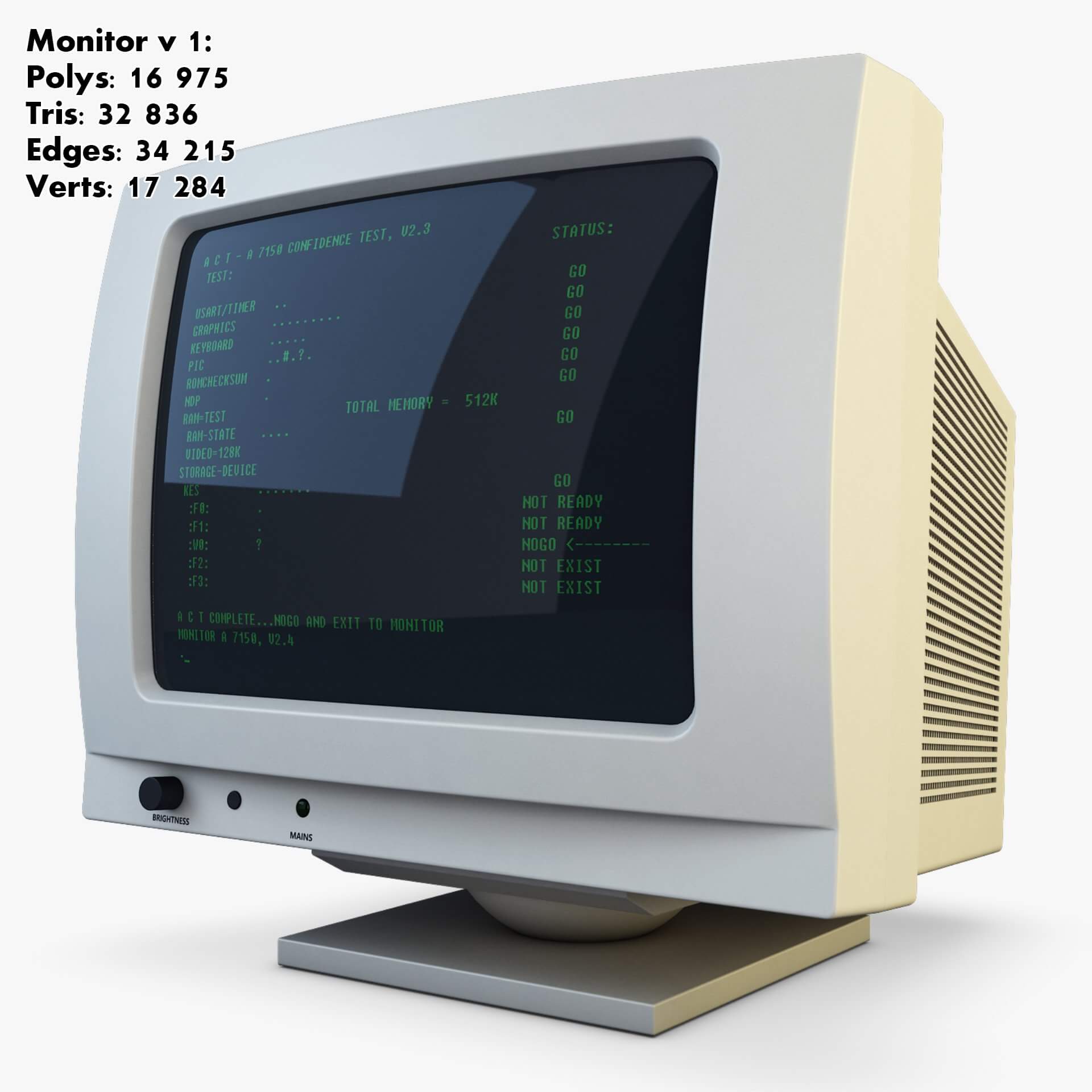 Retro Monitor Collection Volume 1 - 3D Model by Zurel
