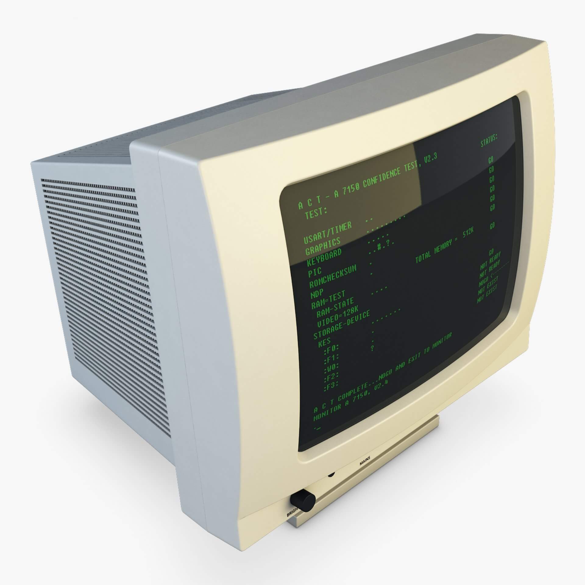 Retro Monitor Collection Volume 1 - 3D Model by Zurel