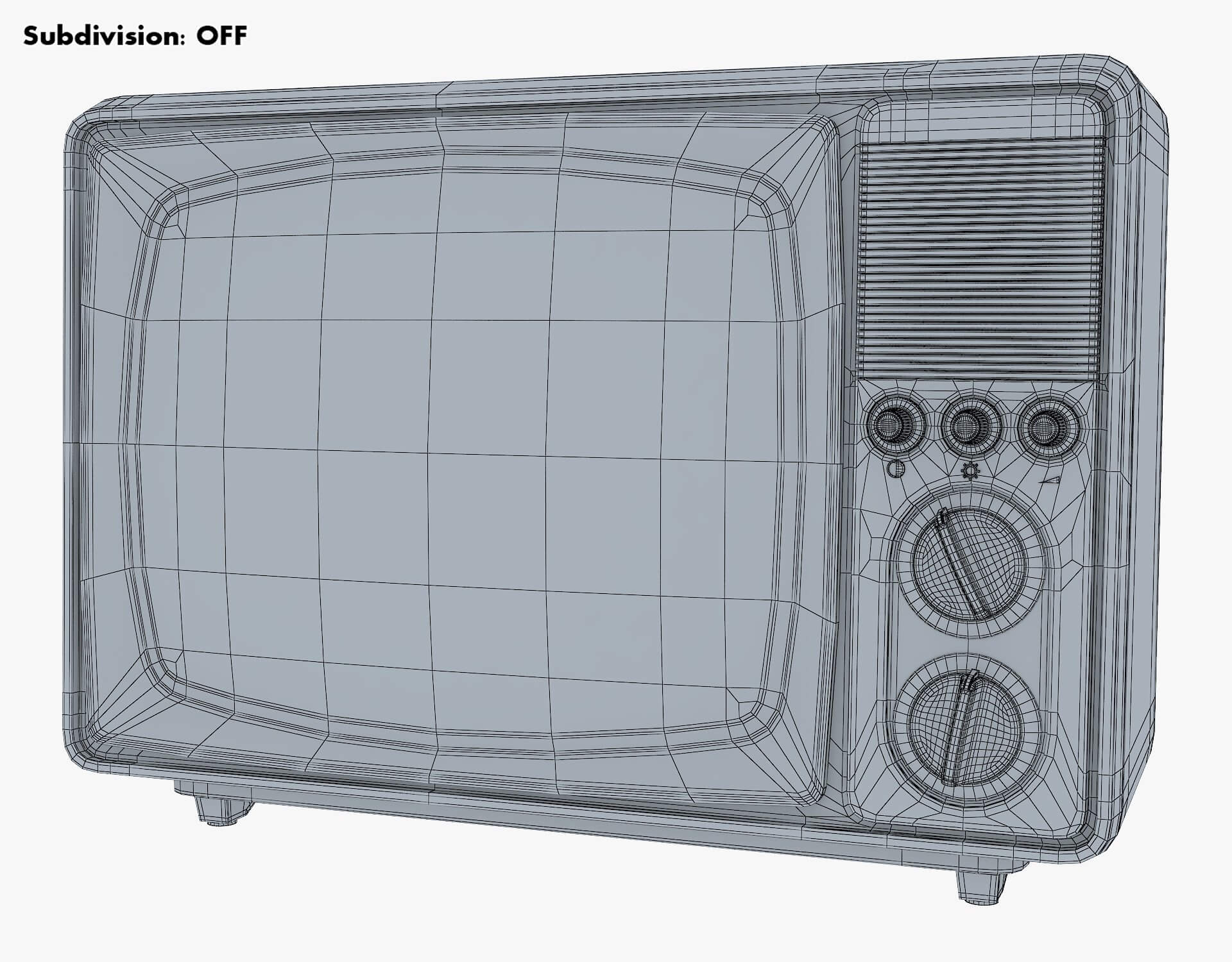 Retro Portable Television Collection Volume 1 - 3D Model by Zurel