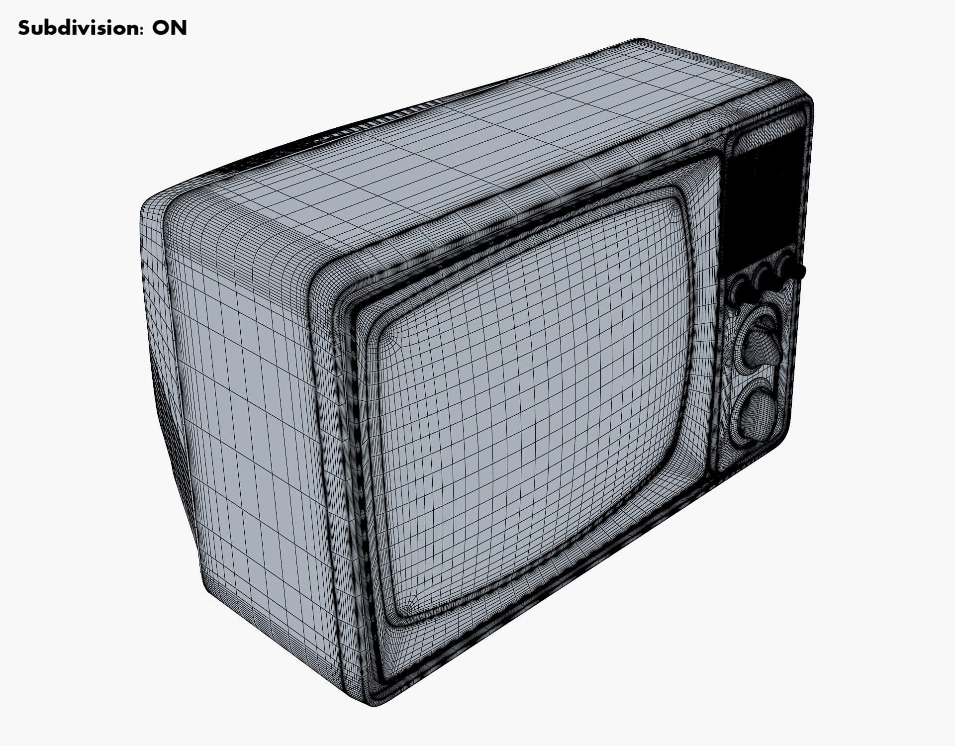 Retro Portable Television Collection Volume 1 - 3D Model by Zurel