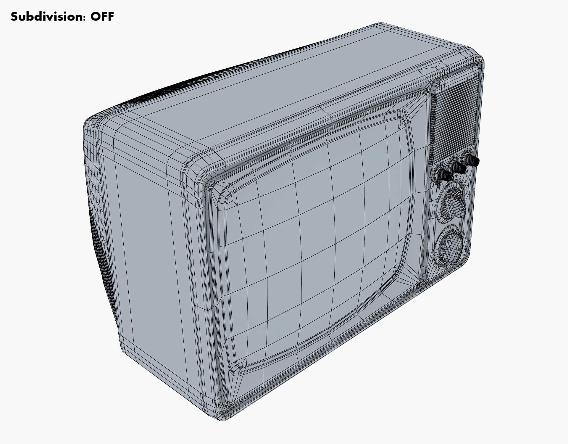 Retro Portable Television Collection Volume 1 - 3D Model by Zurel