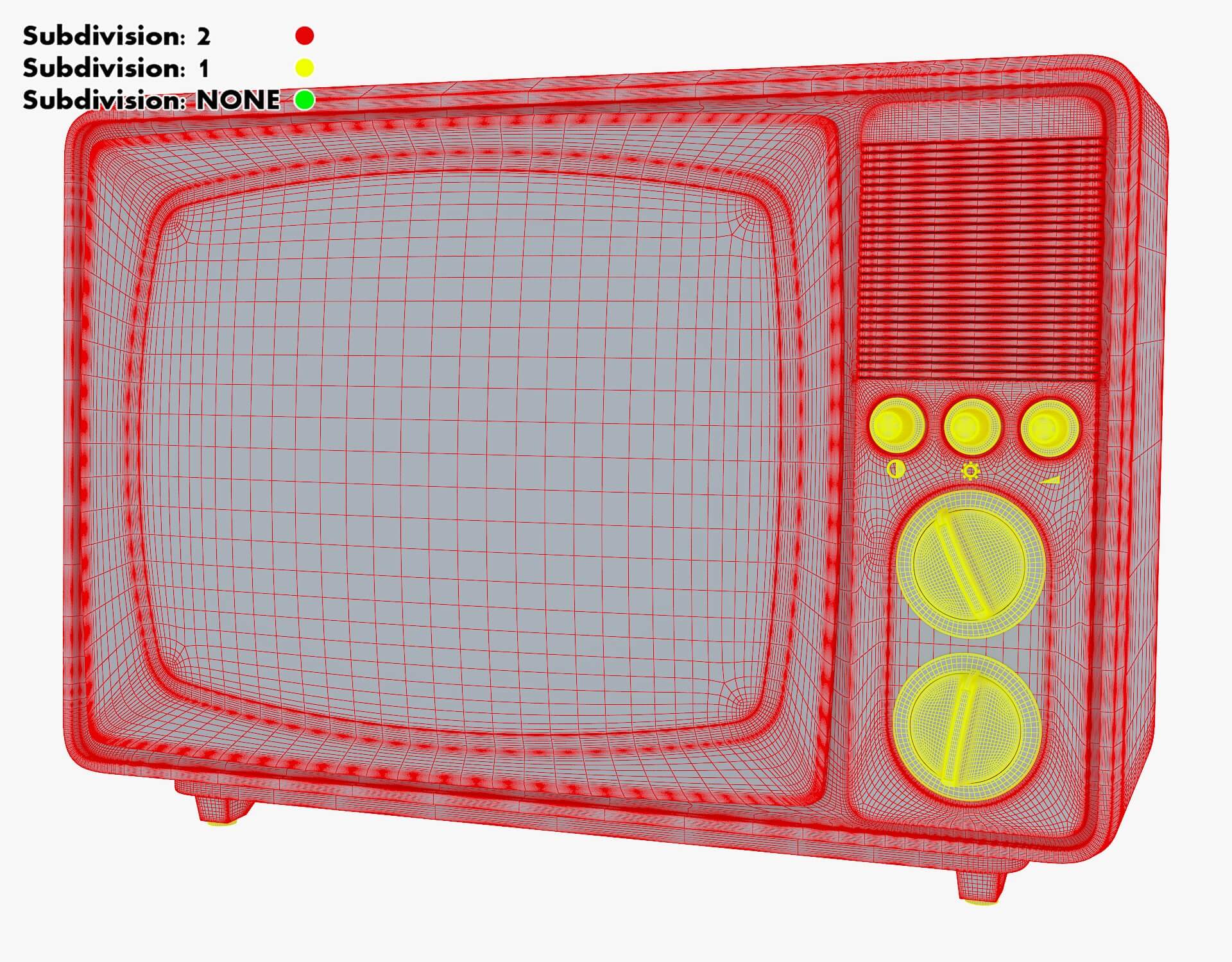 Retro Portable Television Collection Volume 1 - 3D Model by Zurel