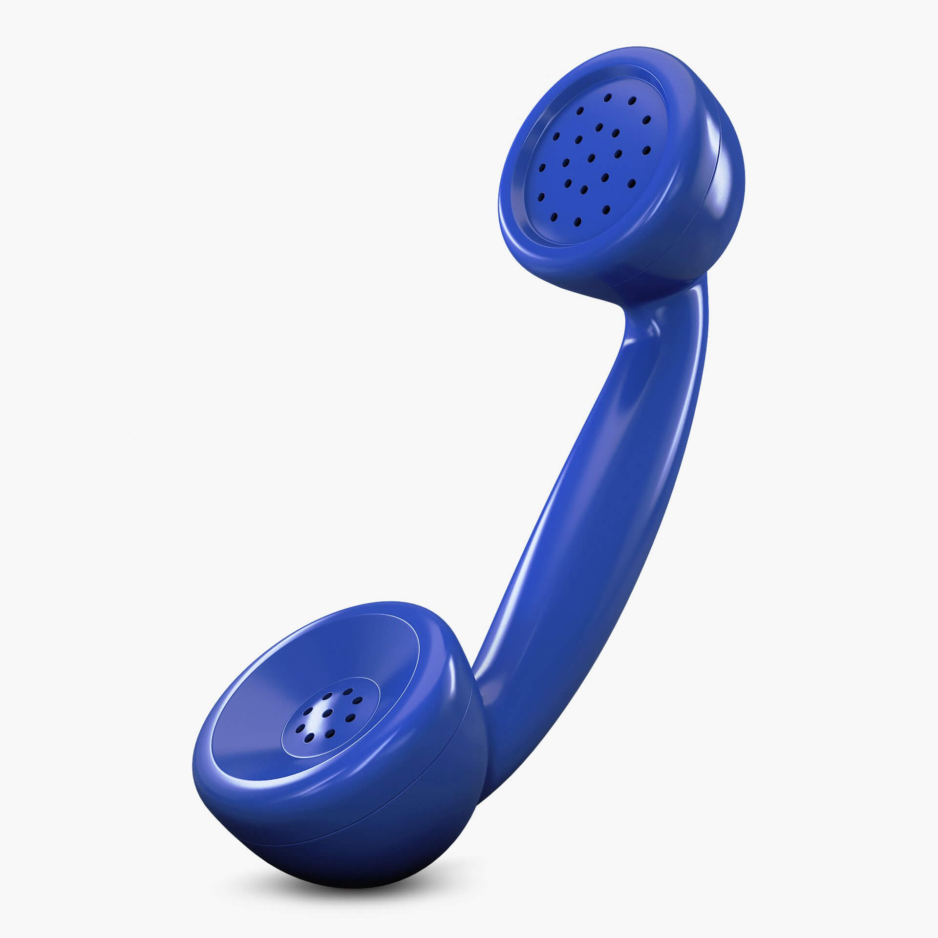 Retro Telephone Handset V 1 - 3D Model by Zurel