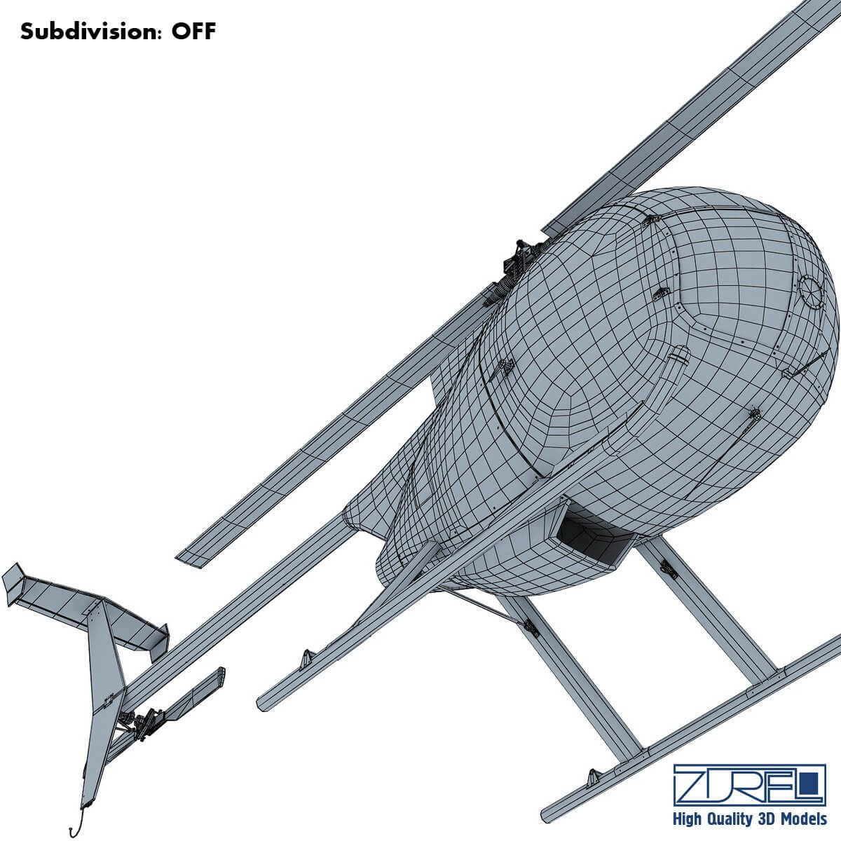 Revolution Mini-500 3D Model by Zurel