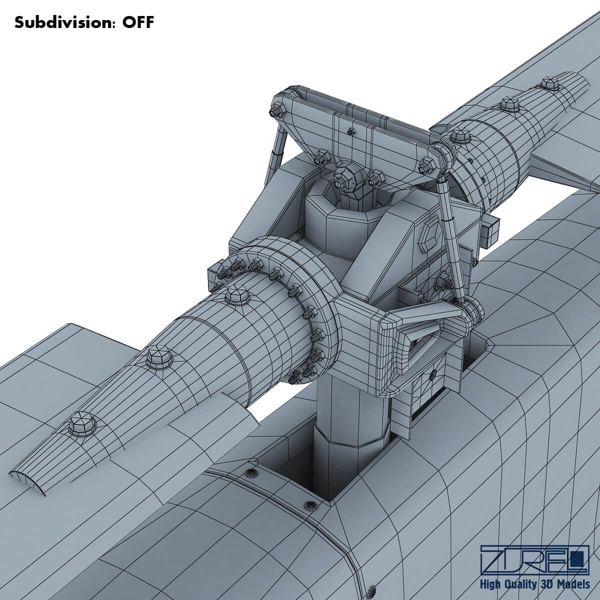 Revolution Mini-500 3D Model by Zurel