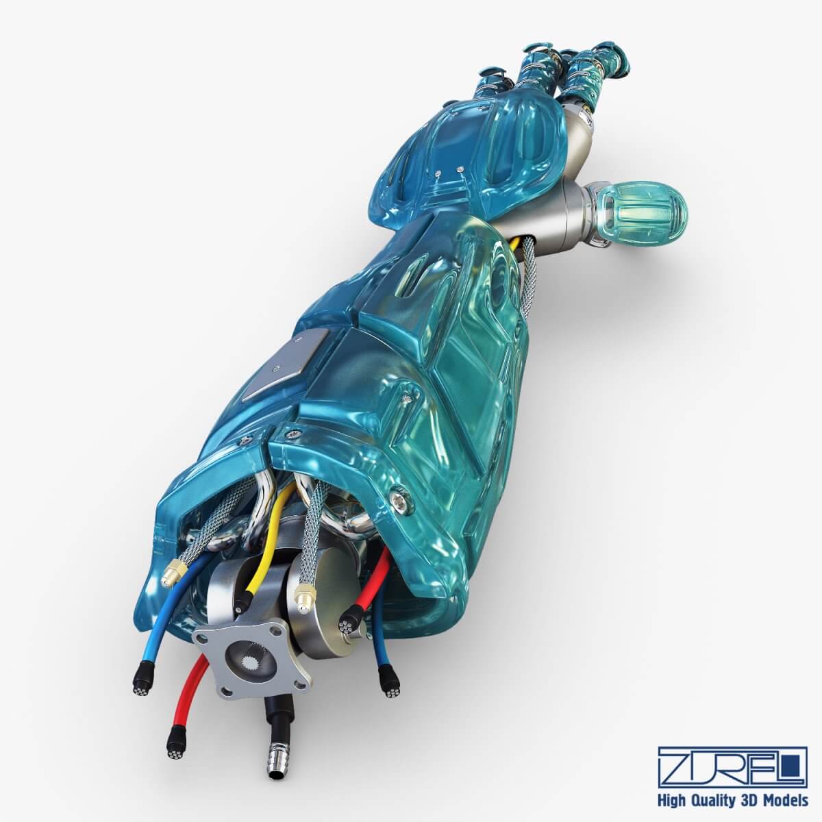 Robot Hand V 1 - 3D Model by Zurel