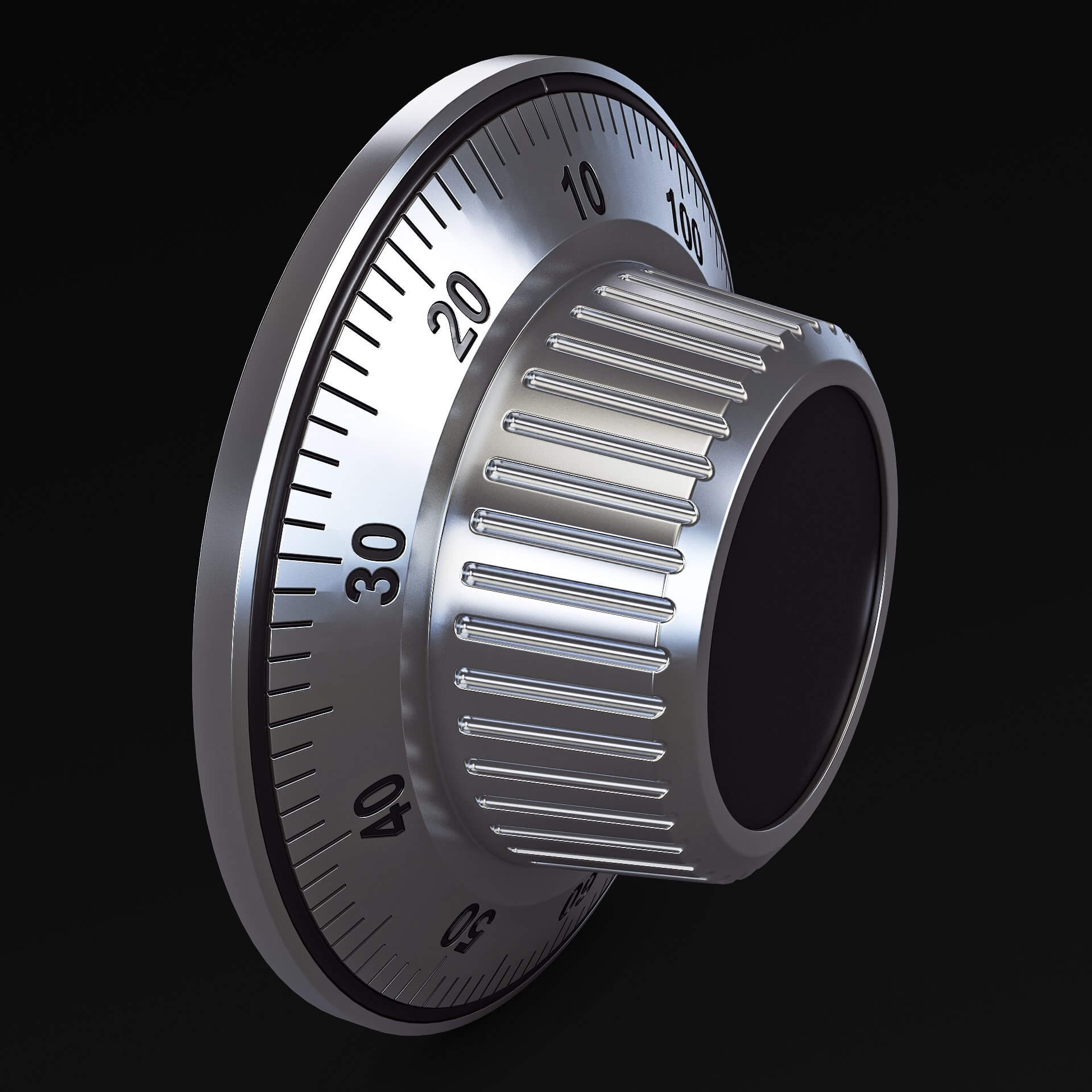 Rotation Mechanical Code Disk Lock V 1 - 3D Model by Zurel