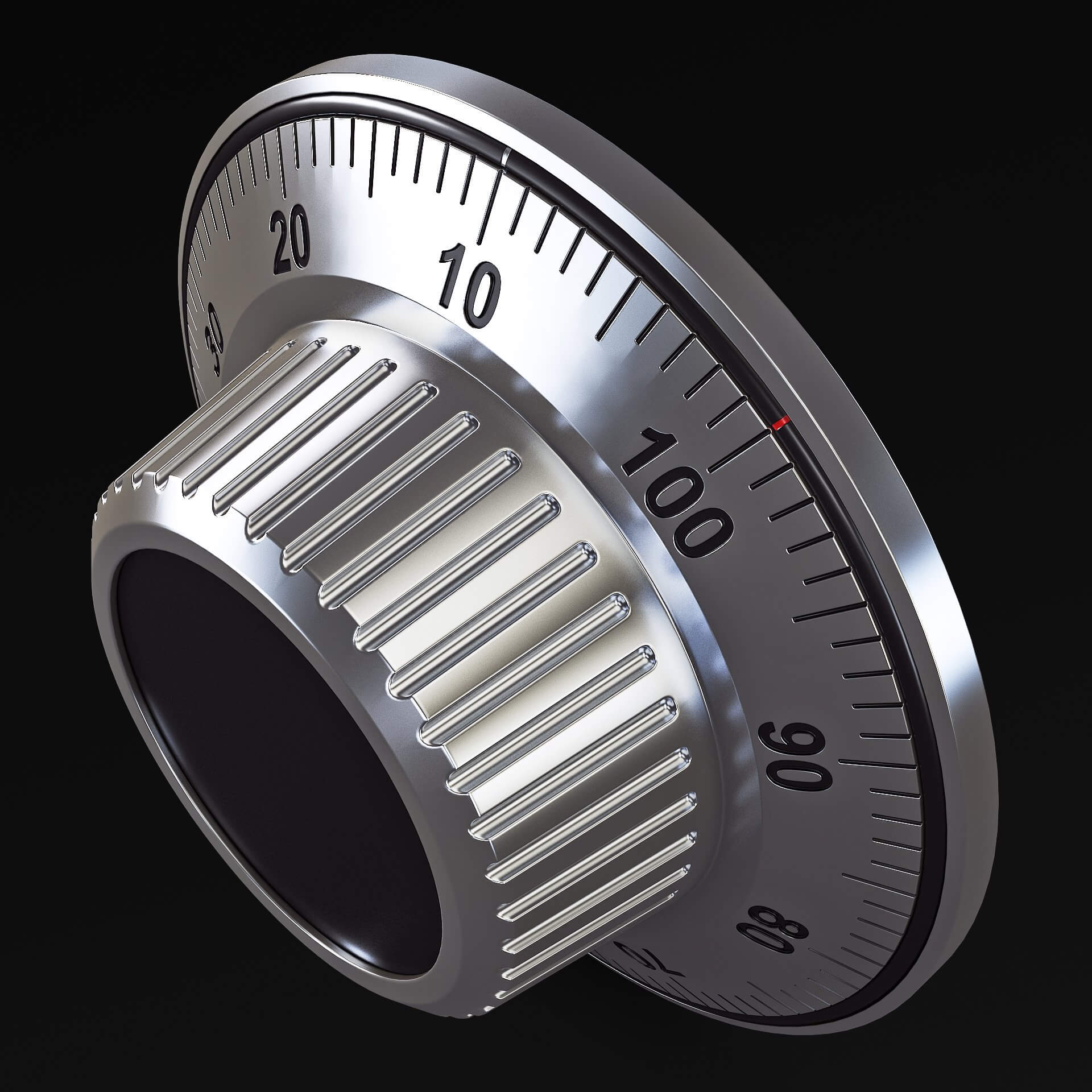 Rotation Mechanical Code Disk Lock V 1 - 3D Model by Zurel
