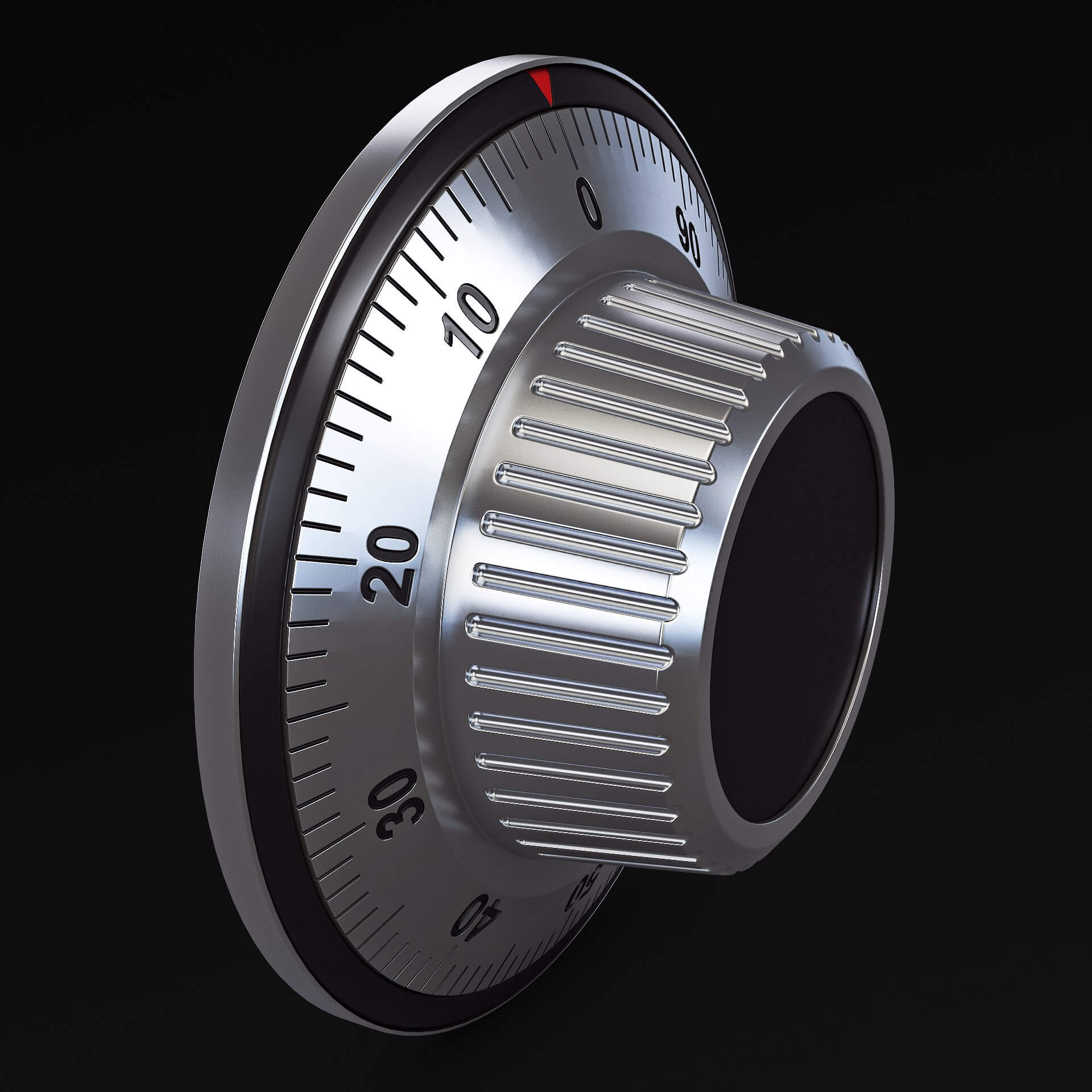 Rotation Mechanical Code Disk Lock V 2 - 3D Model by Zurel
