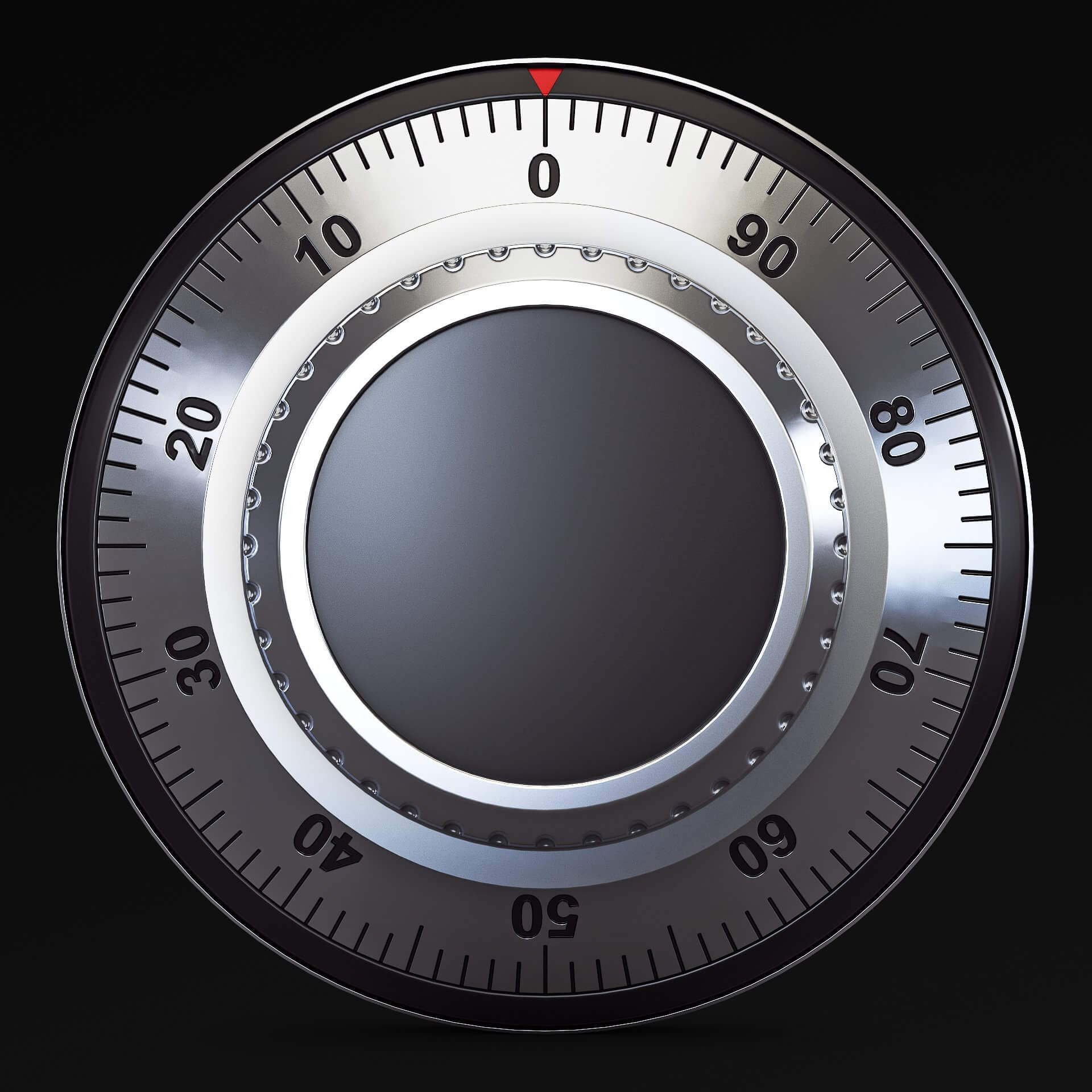 Rotation Mechanical Code Disk Lock V 2 - 3D Model by Zurel