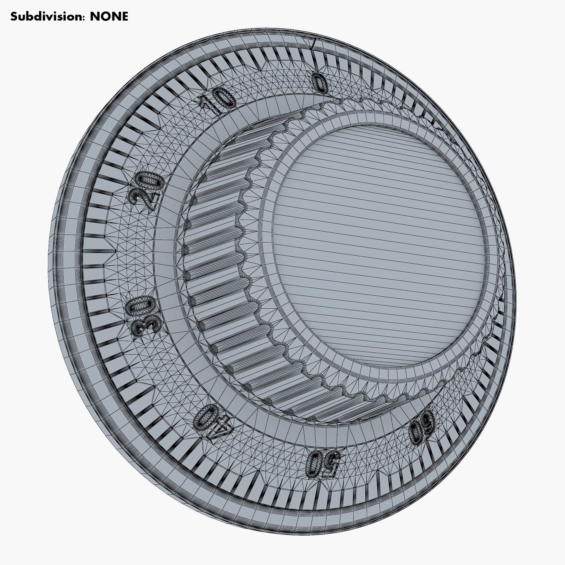Rotation Mechanical Code Disk Lock V 2 - 3D Model by Zurel