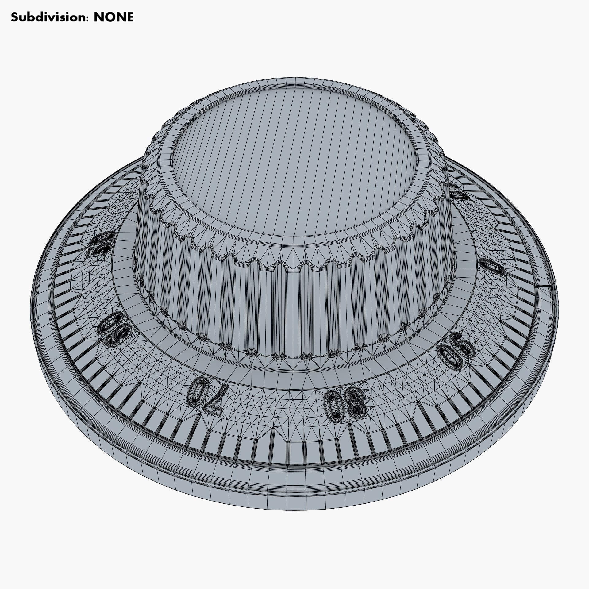 Rotation Mechanical Code Disk Lock V 2 - 3D Model by Zurel