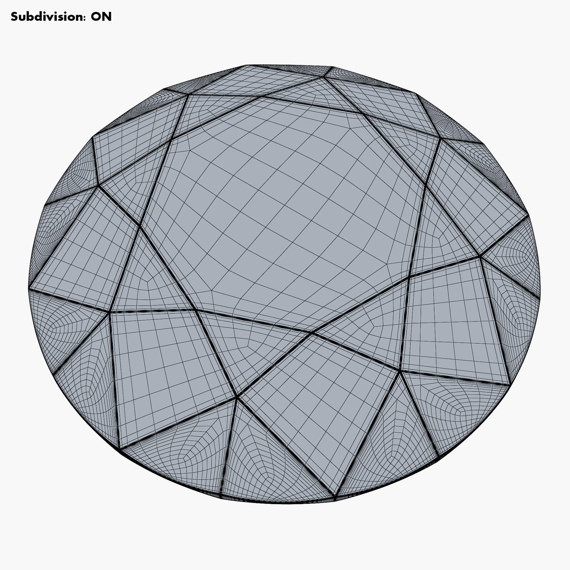 Round Brilliant Cut Diamond V 1 - 3D Model by Zurel