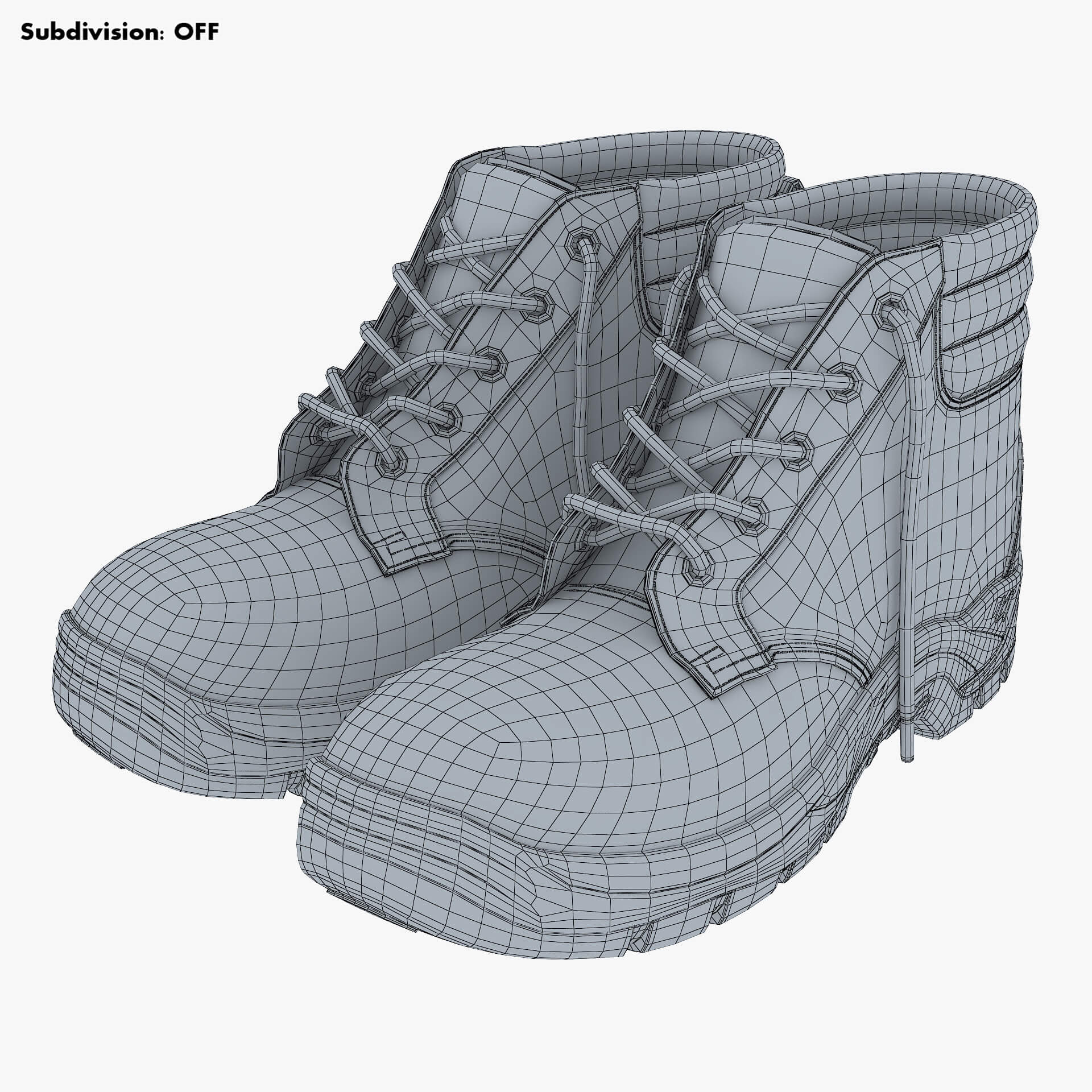 Safety Work Boots M 1 - 3D Model by Zurel