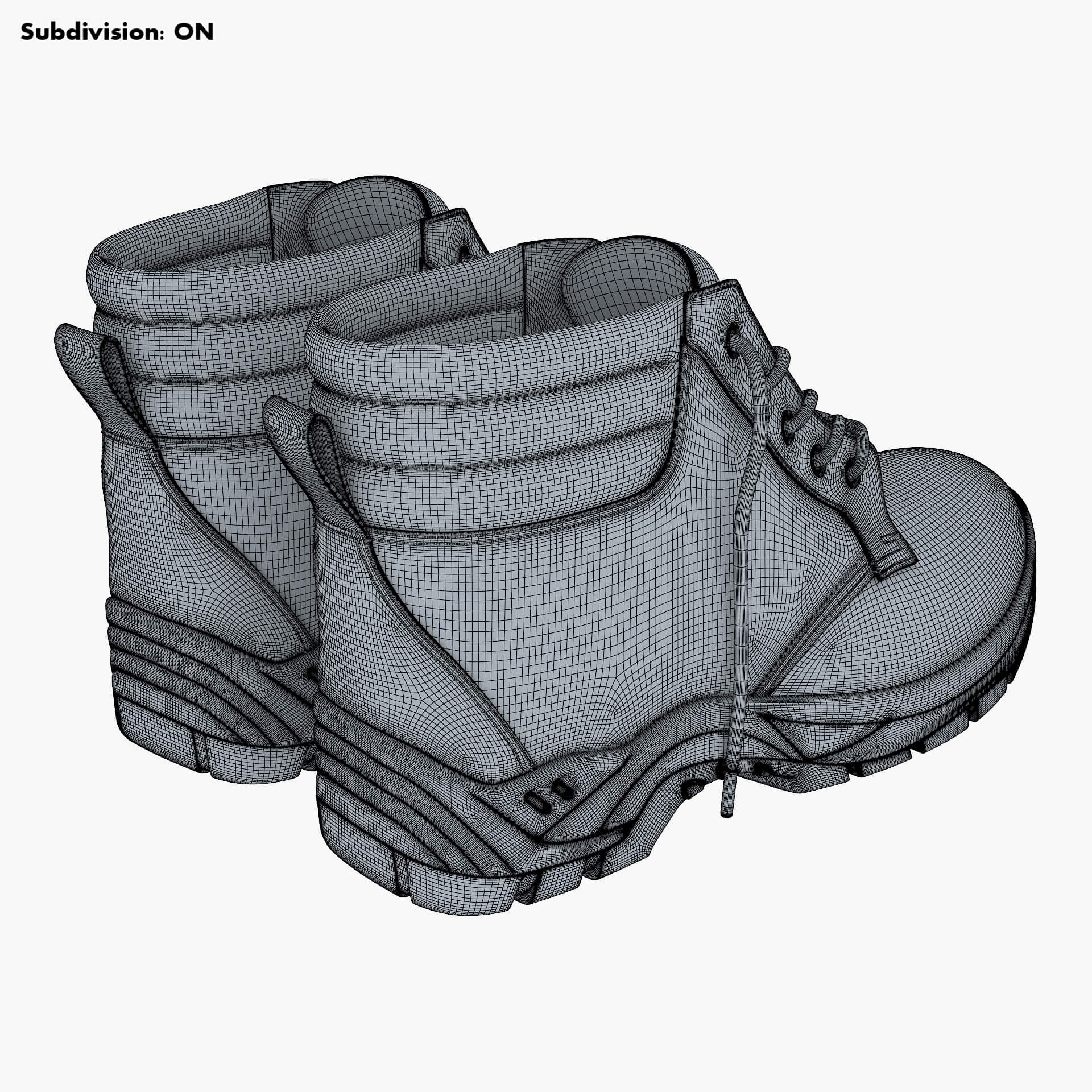 Safety Work Boots M 1 - 3D Model by Zurel